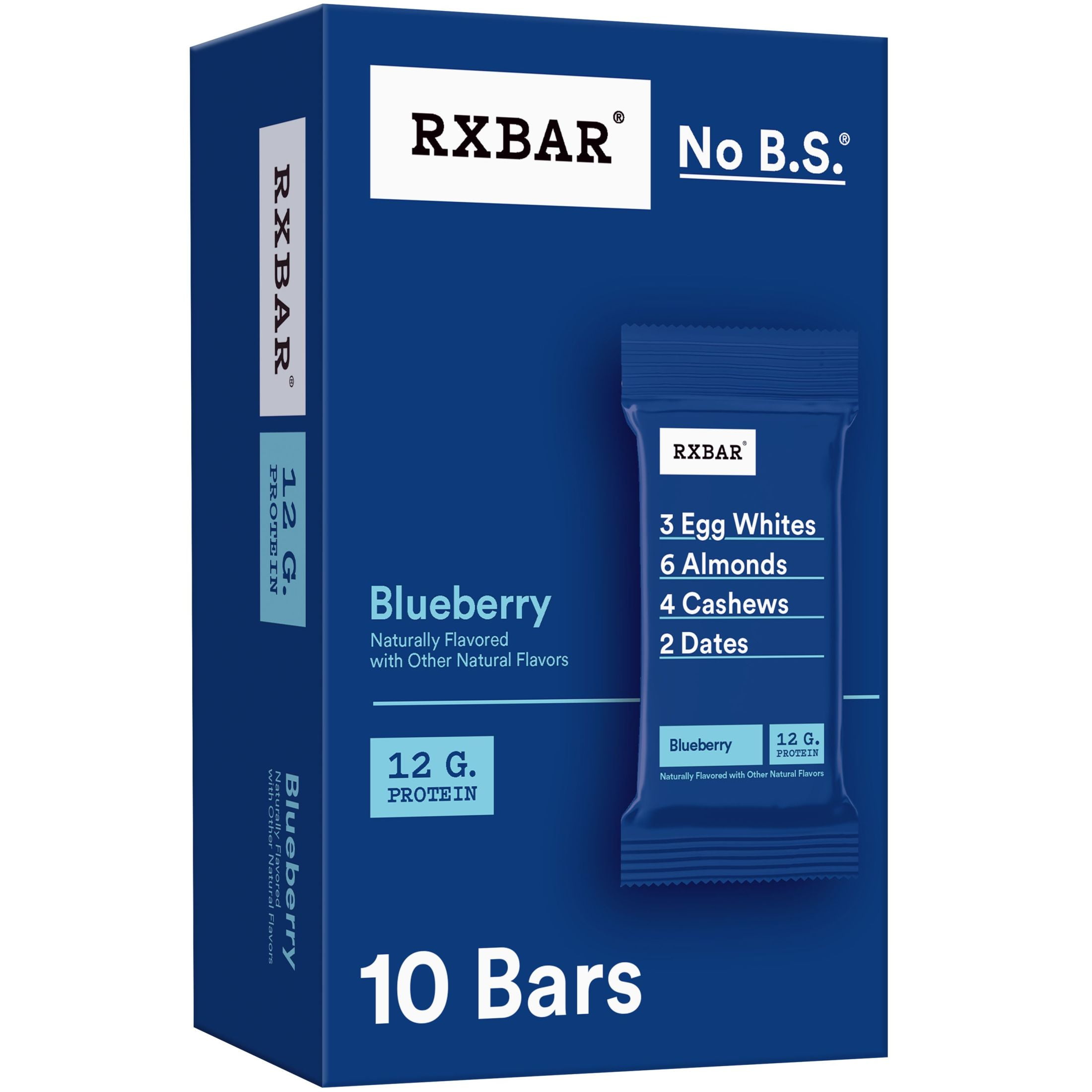 RXBAR Blueberry Chewy Protein Bars, Gluten-Free, Ready-to-Eat, Protein ...