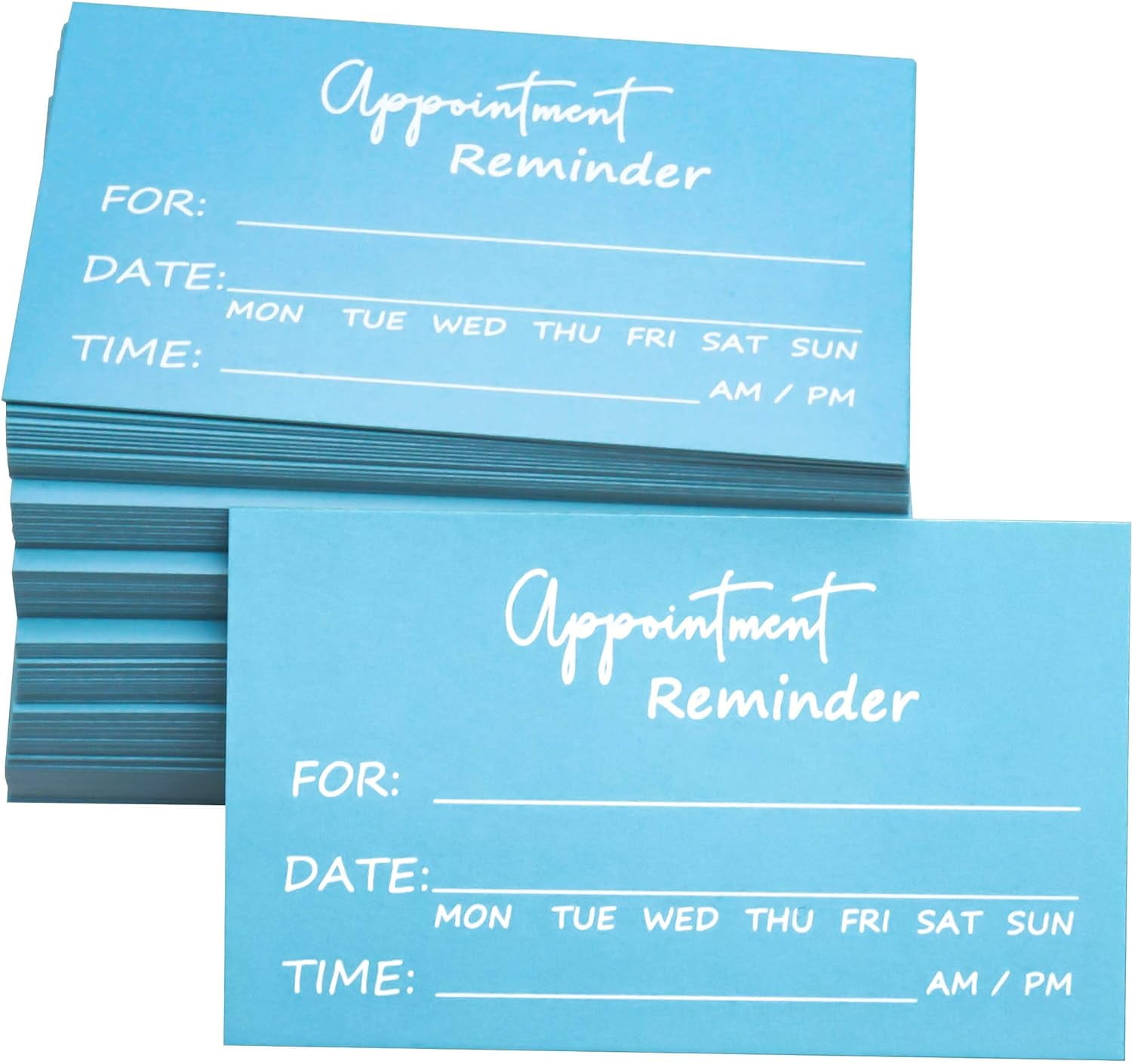RXBC2011 100 Appointment Reminder Cards Blue - Walmart.com
