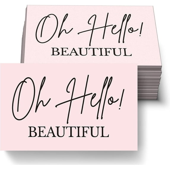 RXBC2011 Hello Beautiful this package is happy to see you too card ...