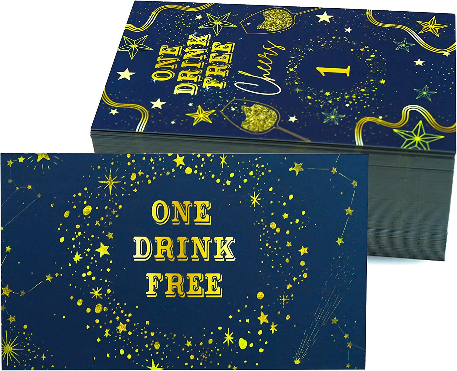 RXBC2011 One free drink ticket Drink Tokens Starry Night Drink Coupons ...