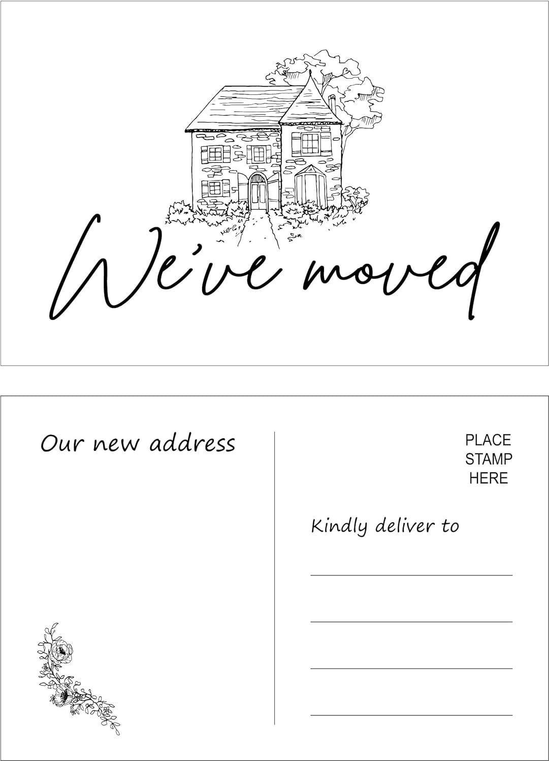 RXBC2011 We've moved postcards moving announcement cards Pack of 50 ...