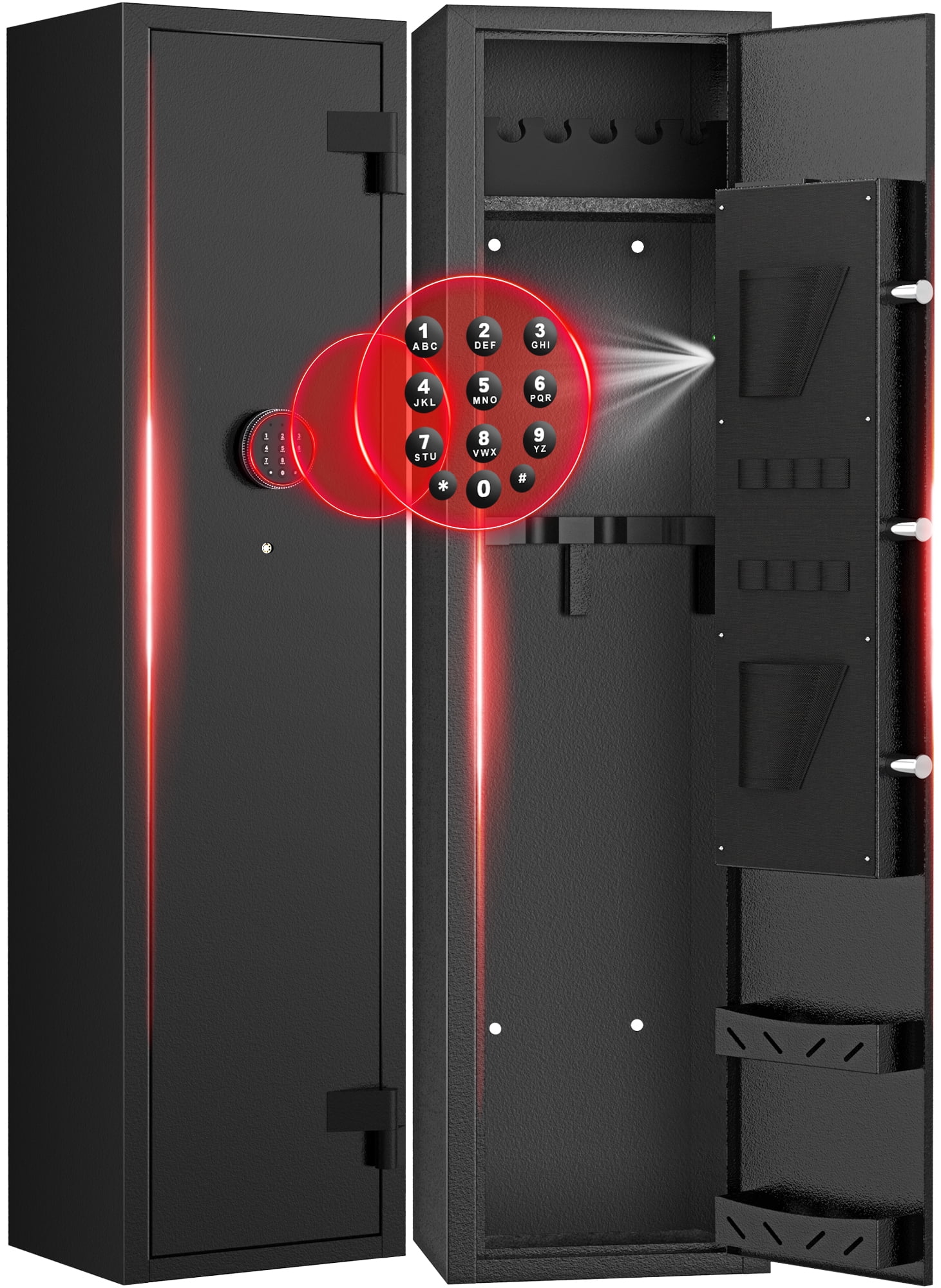 RXDSAFE 5-7 Long Gun Safes, Gun Cabinets for Home Storage of Rifle and ...