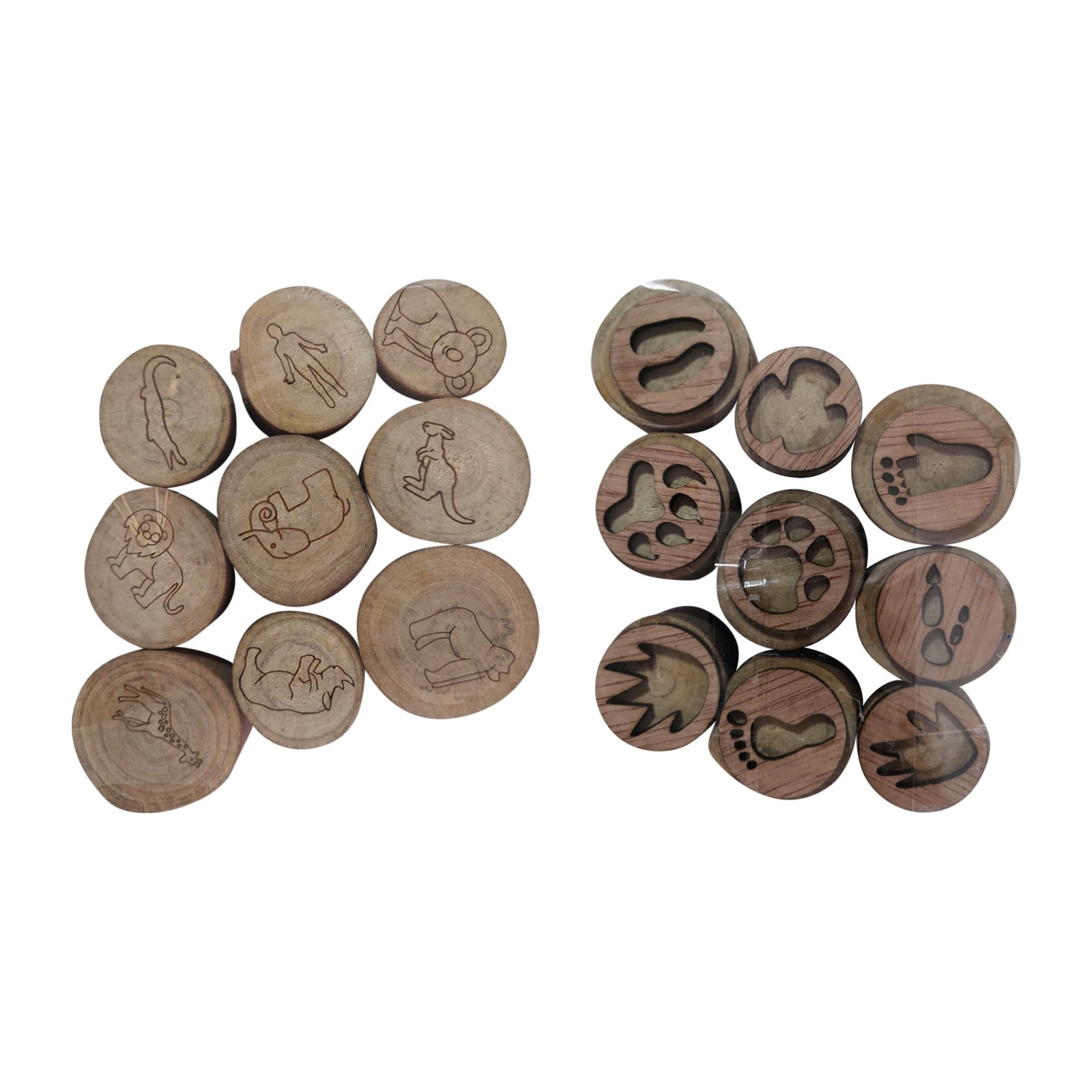 RXIRUCGD Animal Tracks Stamps Animal Footprint Stamps, Tracks Stamps ...