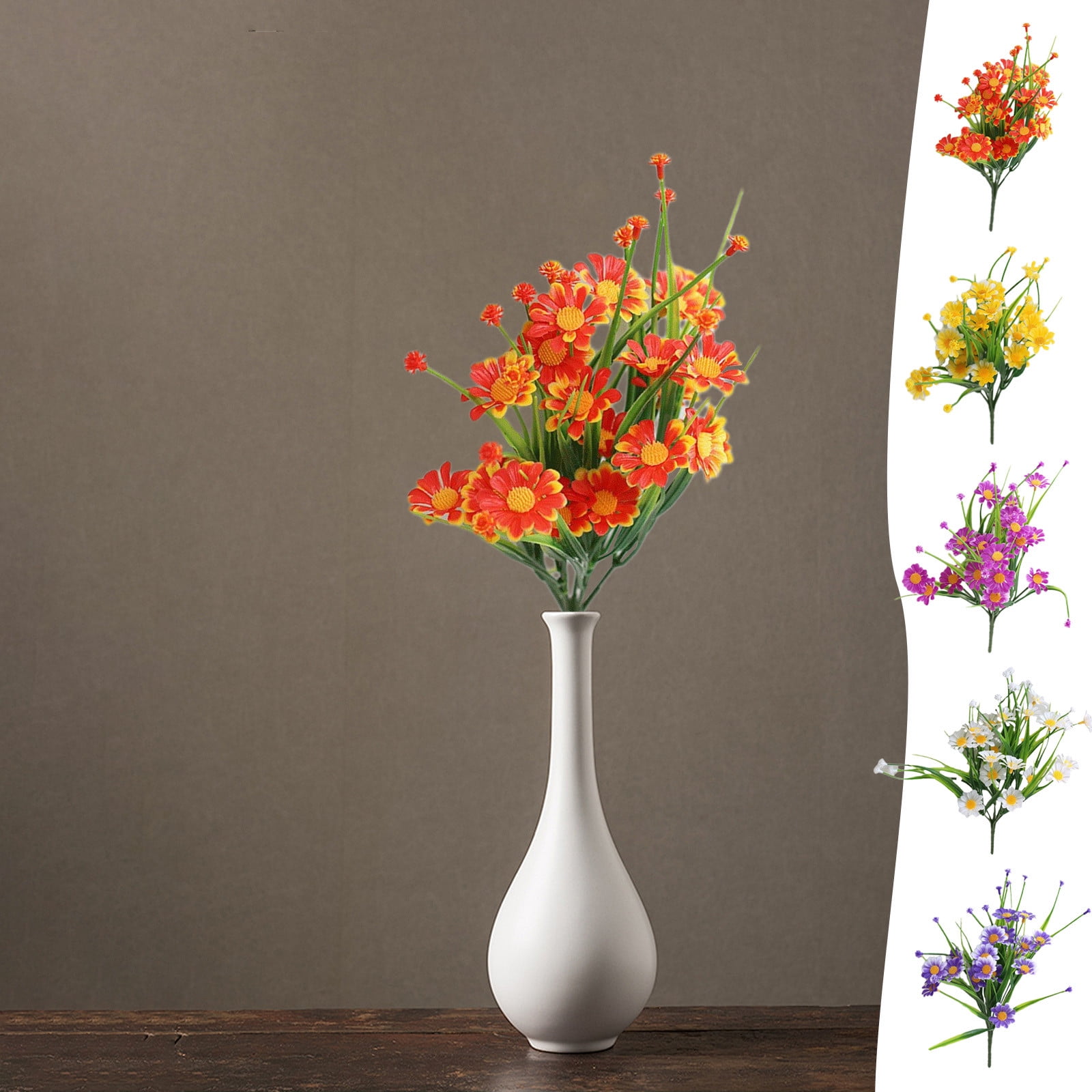 RXIRUCGD Artificial Flowers Simulation Bouquet, Simulation Daisy Fake ...