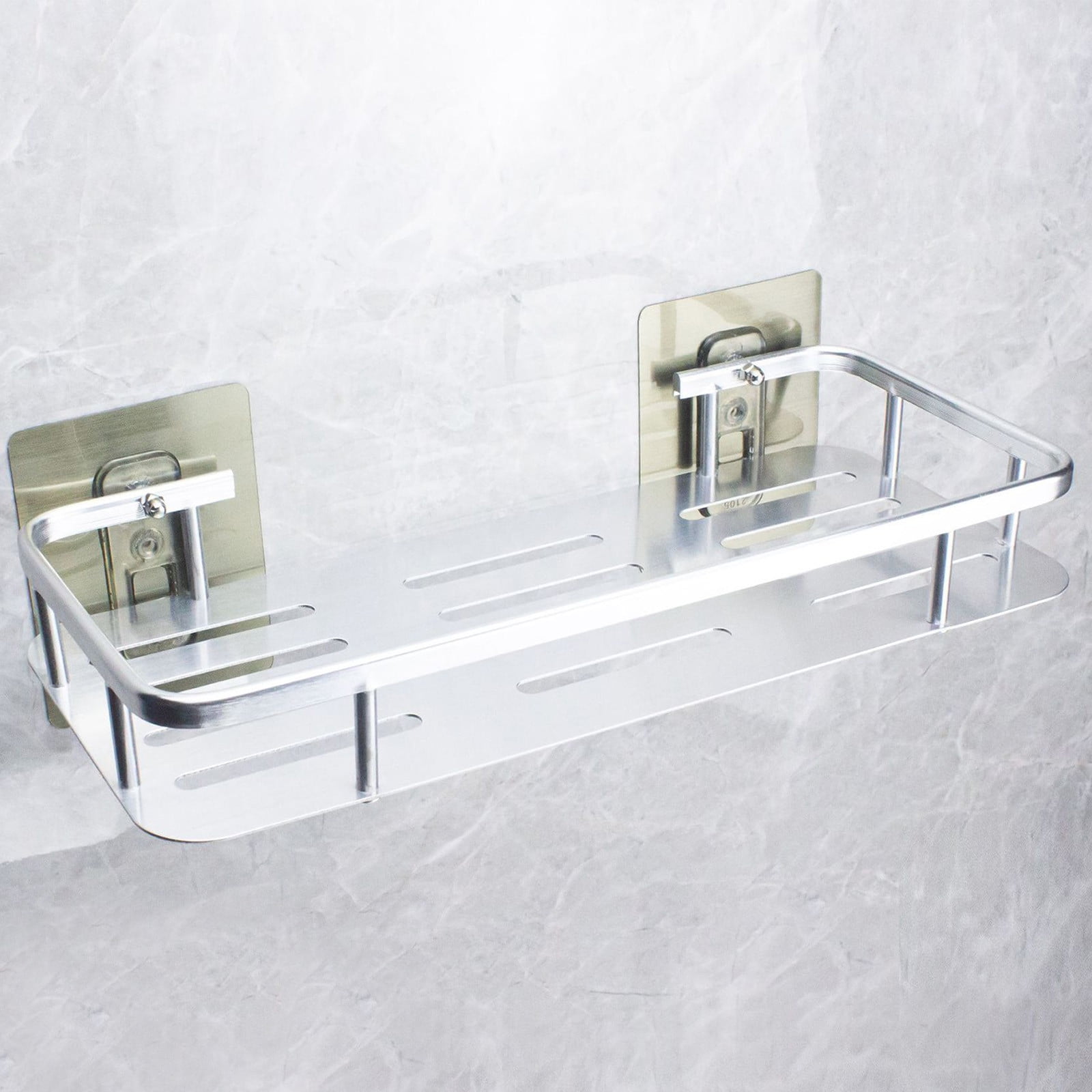 RXIRUCGD Bathroom Storage Shelf Bathroom Perforation Storage Shelf ...