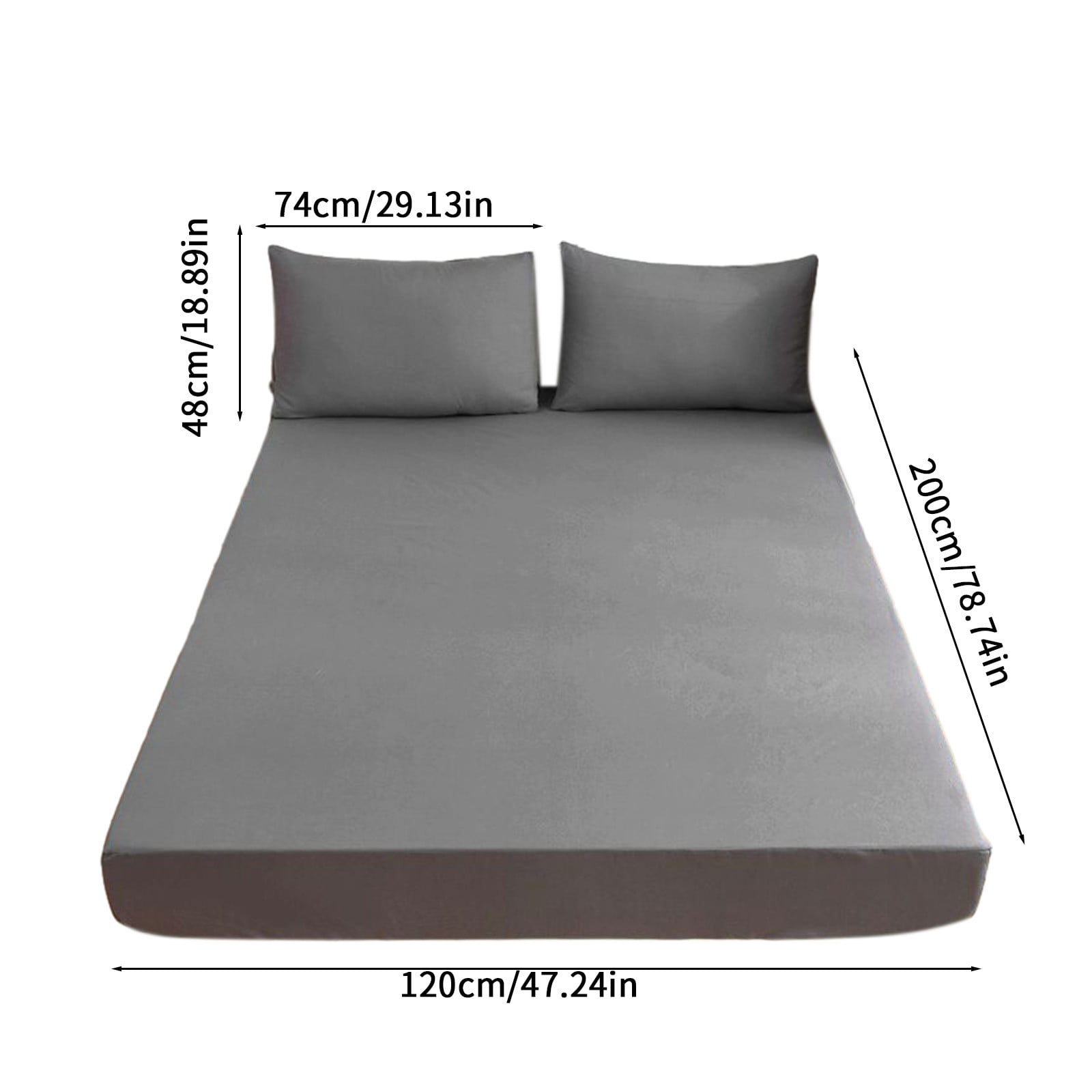 RXIRUCGD Bed Sheet Set, Bedding Sets - All Seasons Bedding Fitted Sheet ...