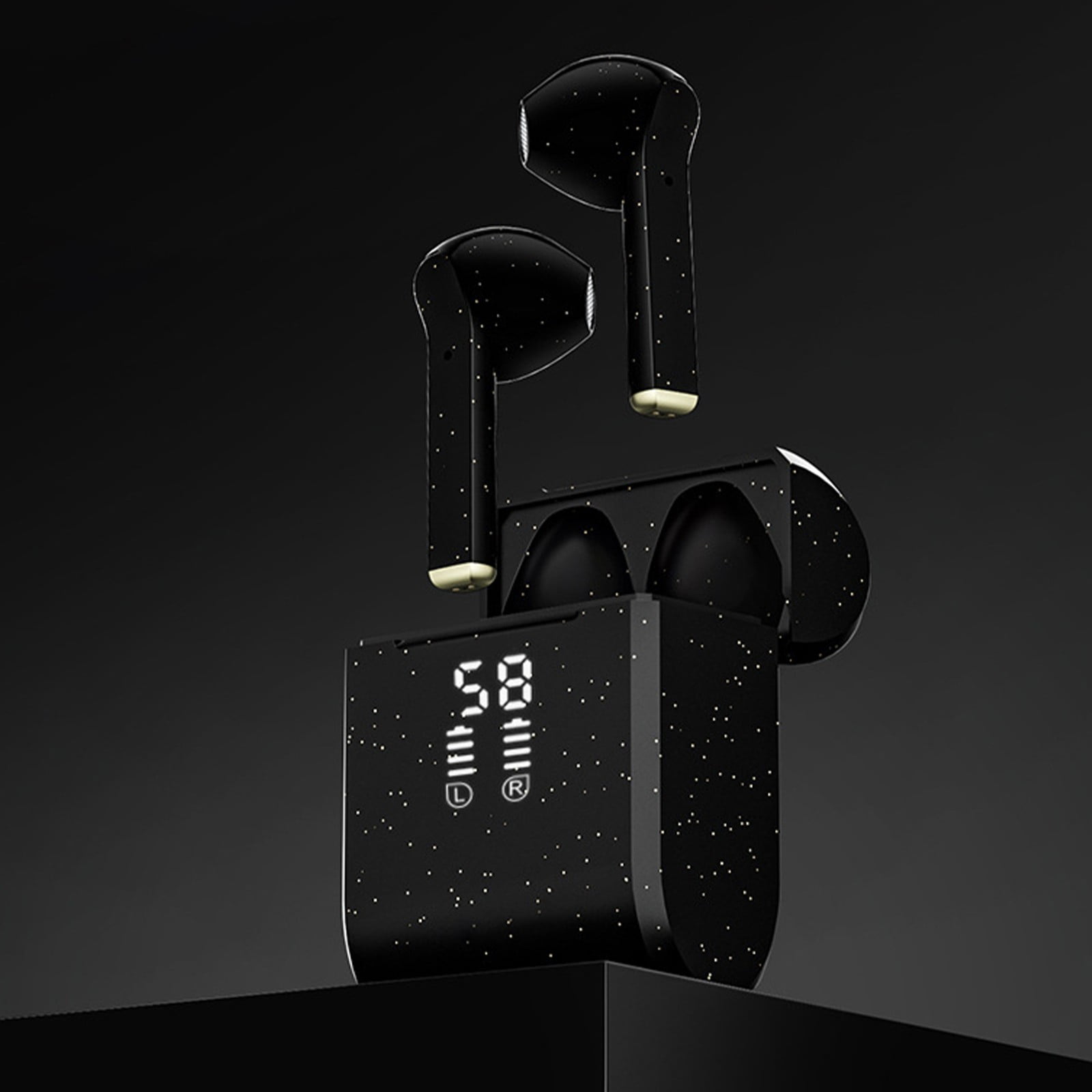 RXIRUCGD Bluetooth, M5 Wireless Bluetooth Earphone Call Noise Reduction LED Digital Display ...