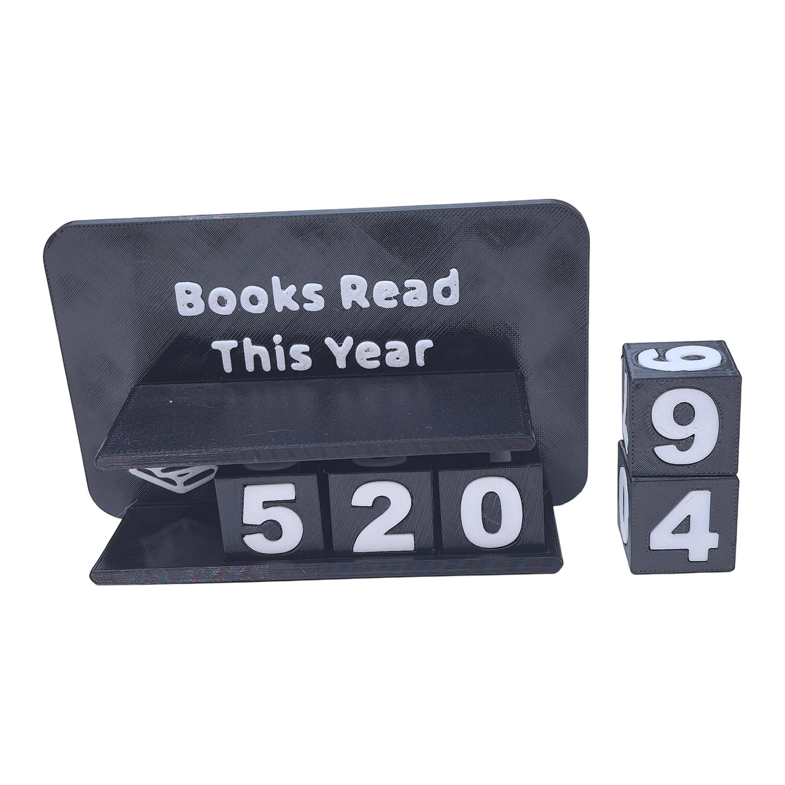 RXIRUCGD Books Read Counting Decorative Figurine Reading Progress ...