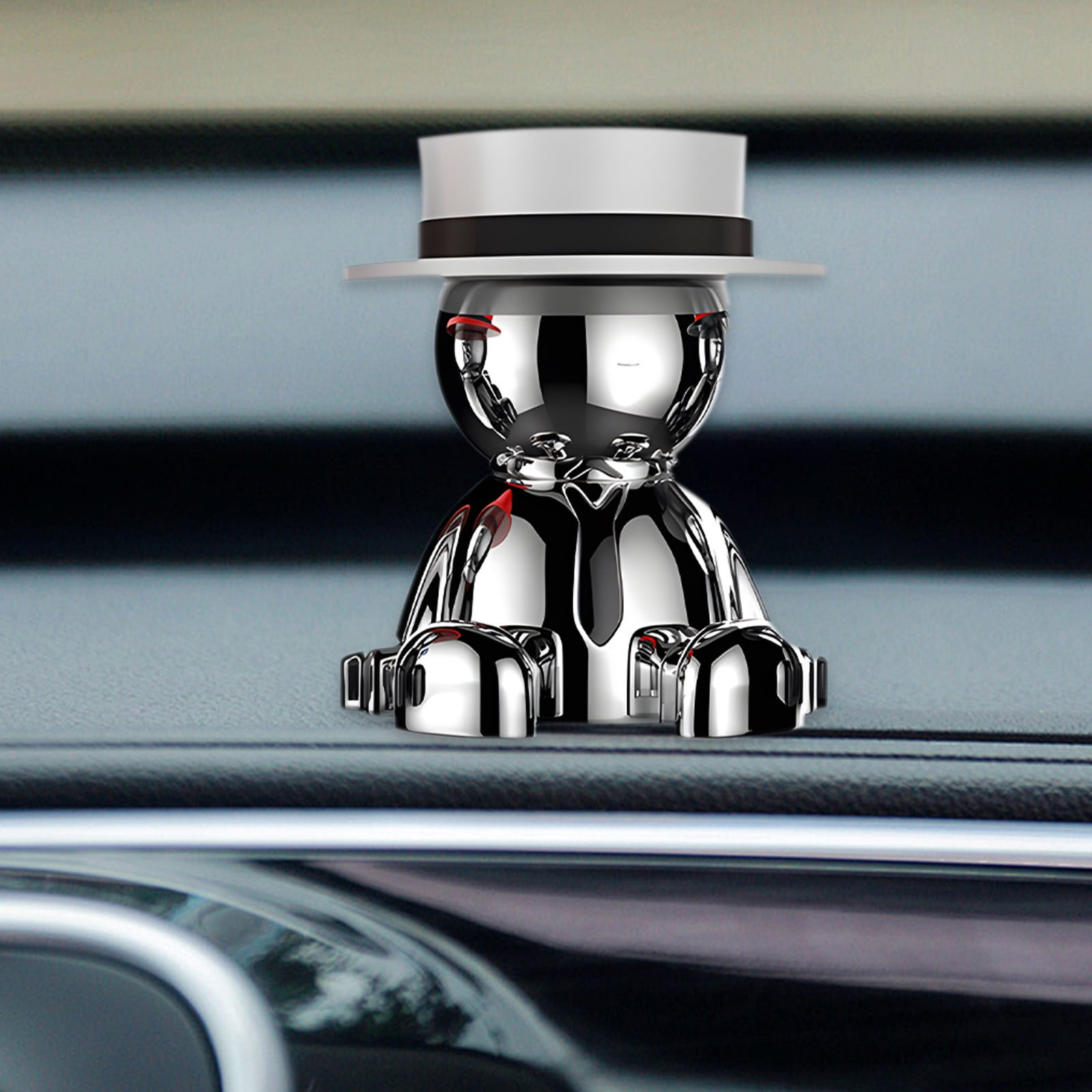RXIRUCGD Car Phone Mount Magnetic Mount Novelty Metal Vile Character ...