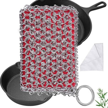 Zesty Lime Green Chainmail Combo Scrubber - Walmart.com
