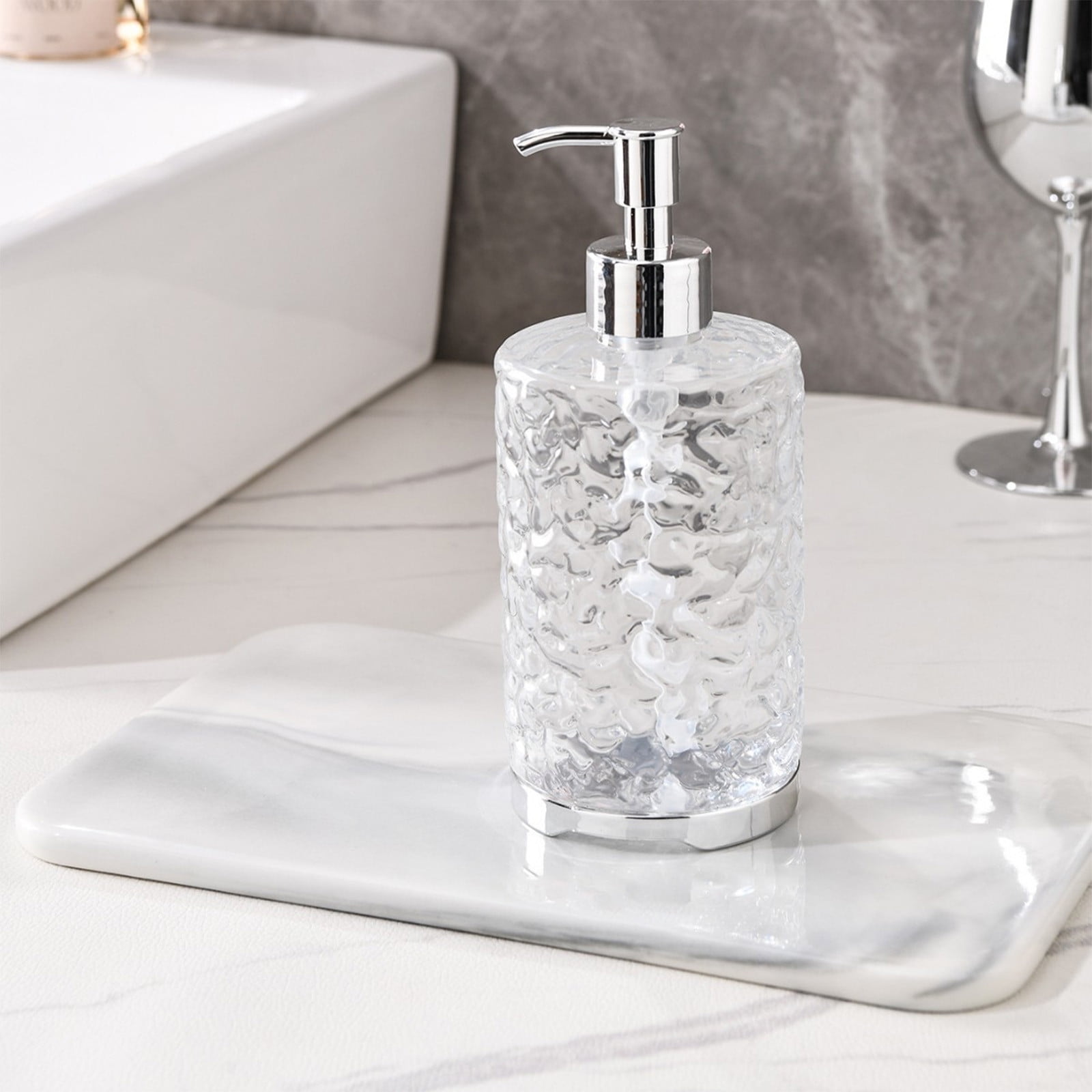 RXIRUCGD Circular Wave Pattern Hand Soap Dispenser with Soft Surface ...
