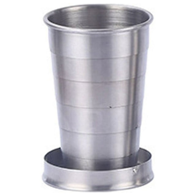 RXIRUCGD Collapsible Cup Stainless Steel Cups, Steel Travel Telescopic ...