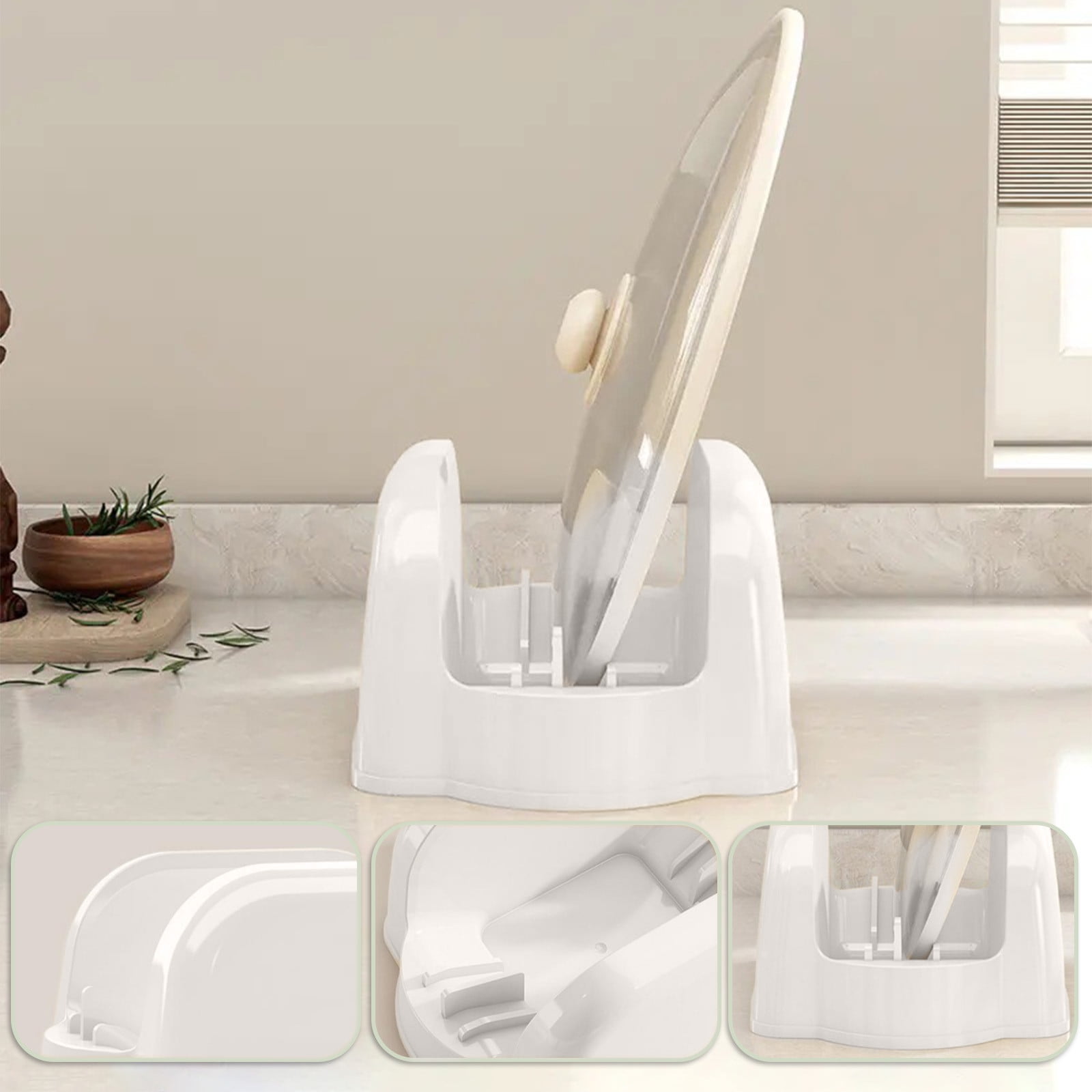 RXIRUCGD Countertop Kitchen Utensil Drainage Rack with Integrated Drip ...