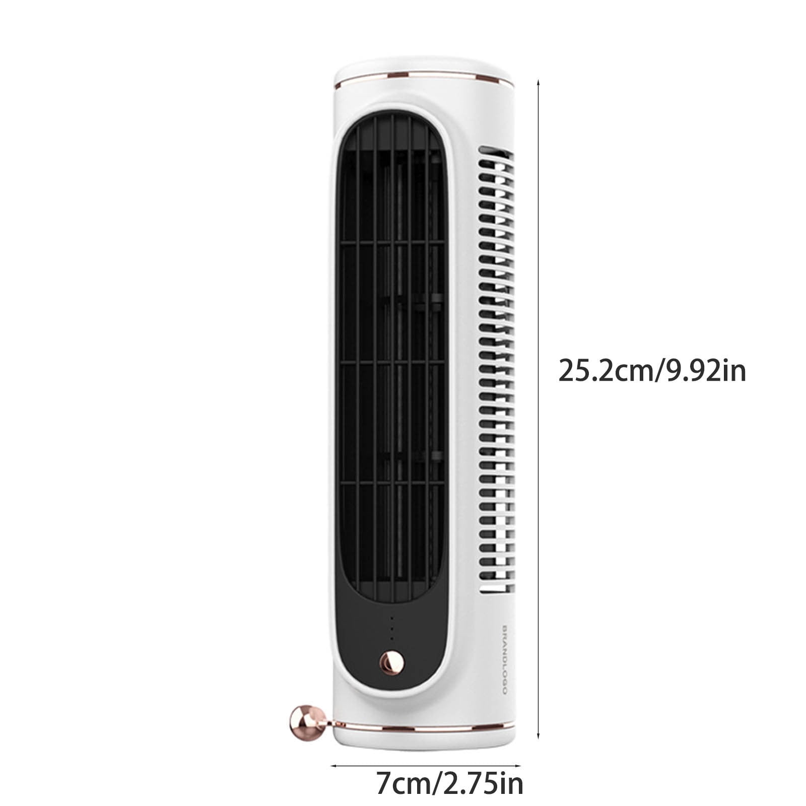 RXIRUCGD Desk Fan, Electric Fan Household Vaneless Tower Fan Small ...
