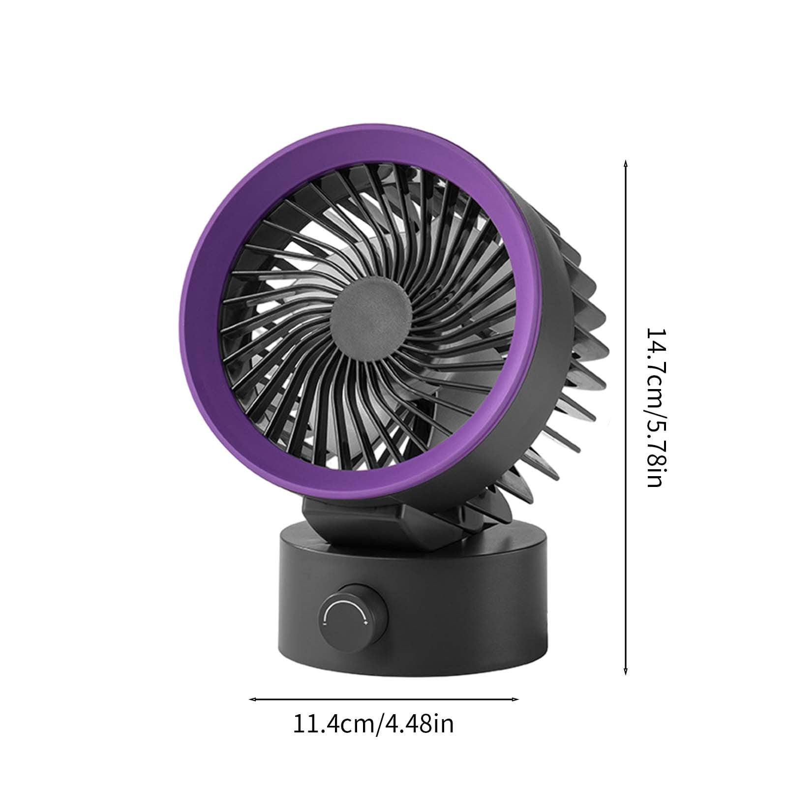 RXIRUCGD Desk Fan, USB Desktop Fan- Small But Powerful-adjustable Mini ...