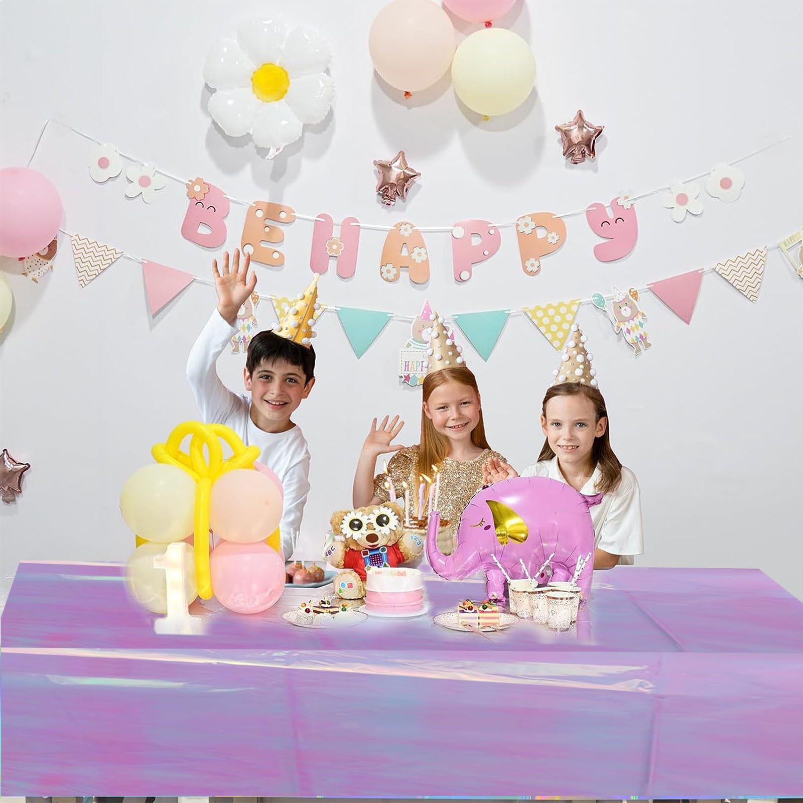 RXIRUCGD Disposable Plastic Table Cover for Parties and Dining - Spill ...