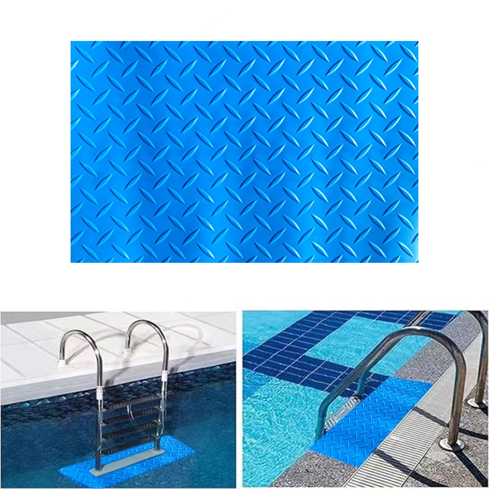 RXIRUCGD Drainage Pool Flooring Mats, Slip Mat Slip Floor Mat Swimming ...