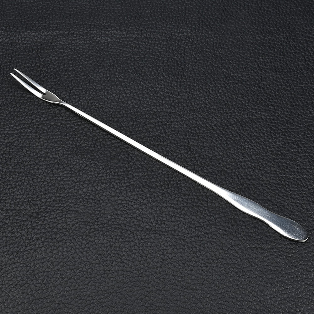 RXIRUCGD Eating Fork Dining Fork, Long Stainless Steel Cocktail Fruit ...