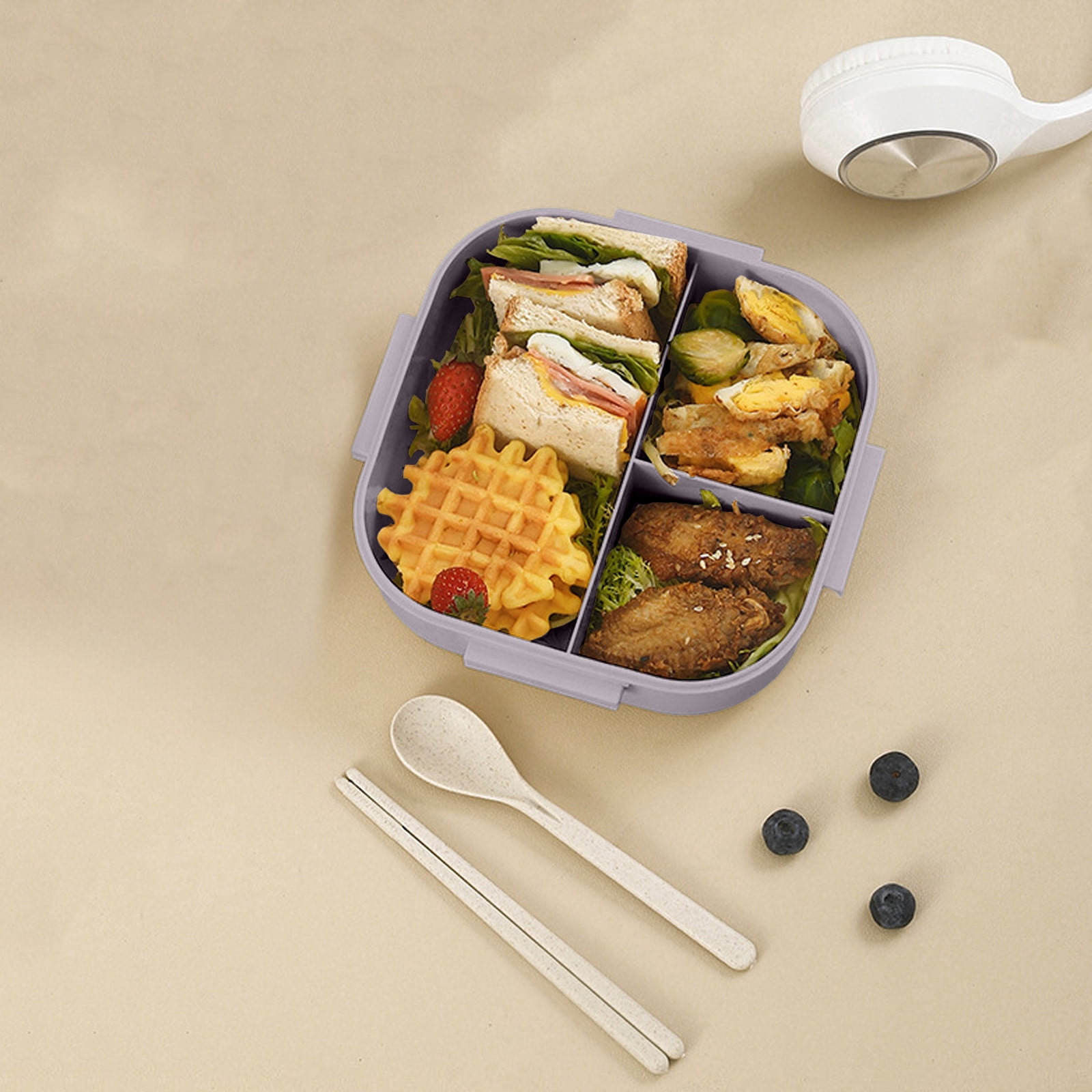 RXIRUCGD Food Grade Lunch Box Set with Insulated Bag and Utensils ...