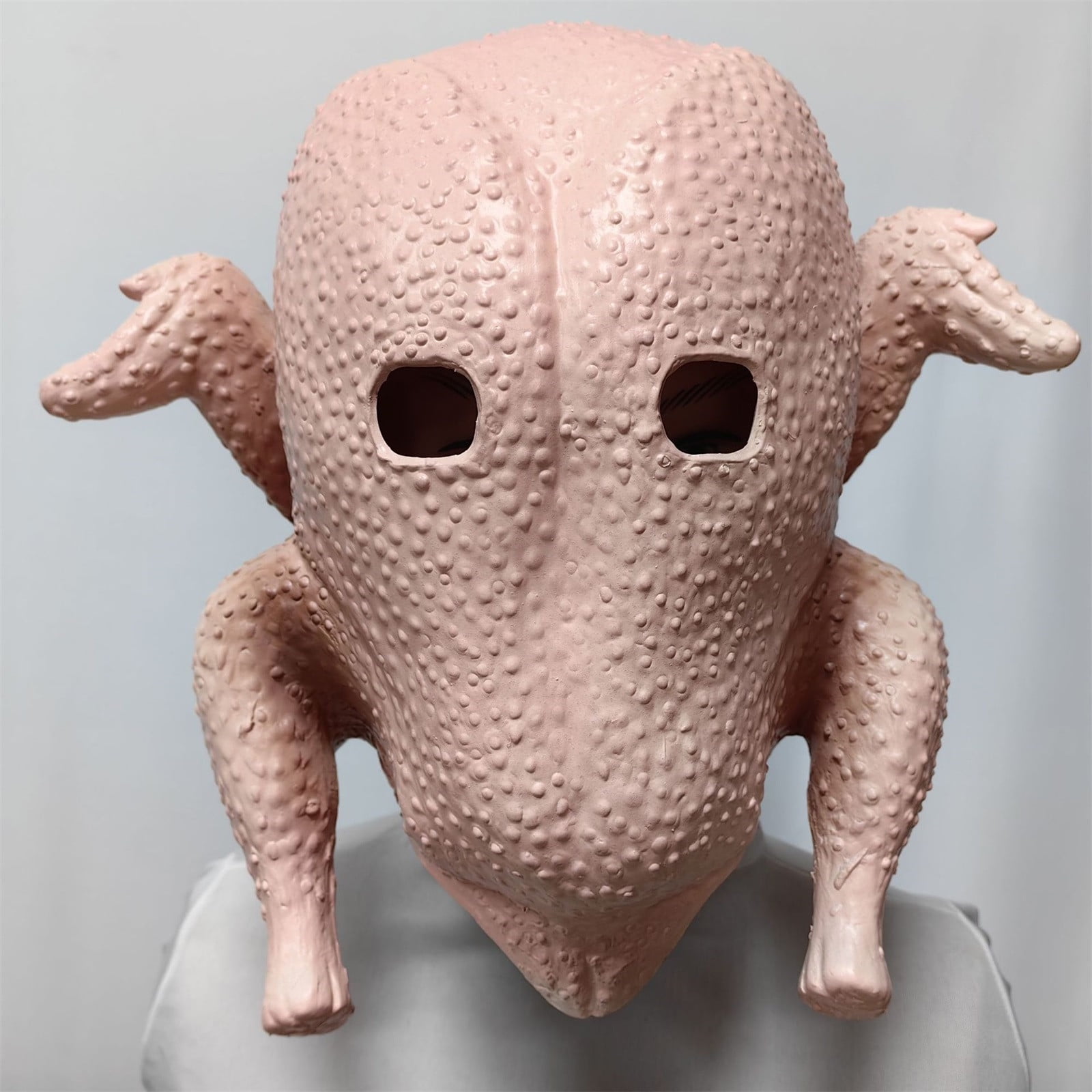 RXIRUCGD Halloween Spoof Mask Roast Chicken Chicken Head Cover Holiday ...