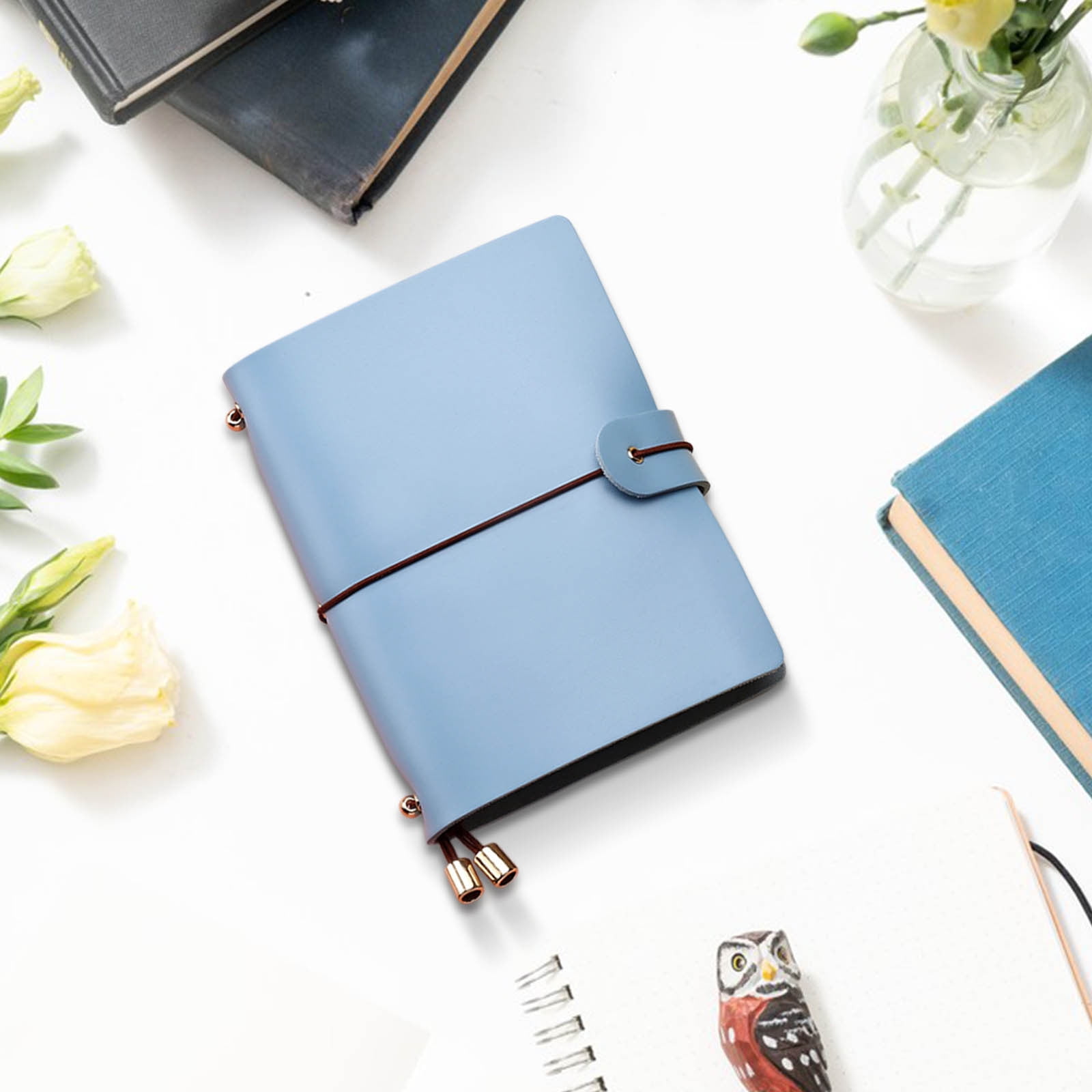 RXIRUCGD Lined Journal Notebook for Women Men, PU Leather Journals for ...