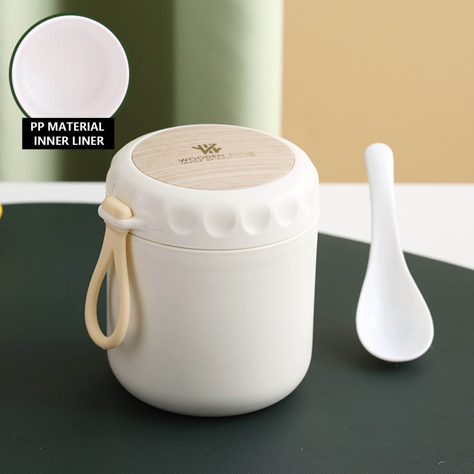 RXIRUCGD Lunch Box, Breakfast Cup Congee Cup Soup Cup Congee With Soup ...