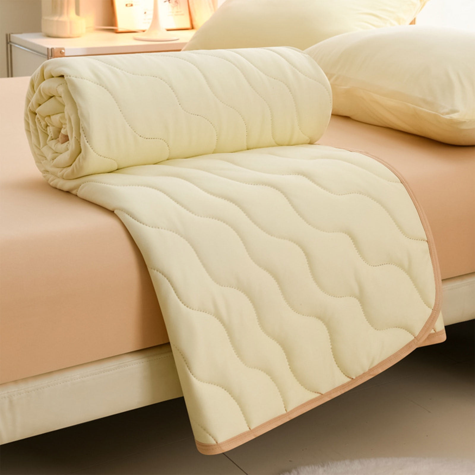 RXIRUCGD Luxury Cooling Bamboo Fiber Quilt - Skin-Friendly Temperature ...