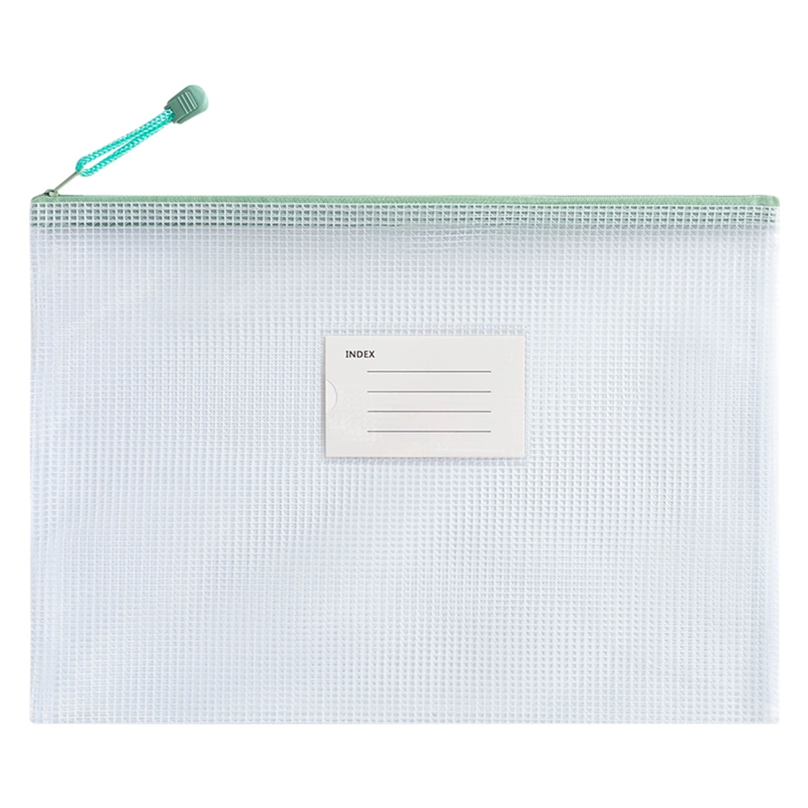 Rxirucgd Mesh Zipper Pouch File Bags Mesh Zipper Bags Document Bag A4