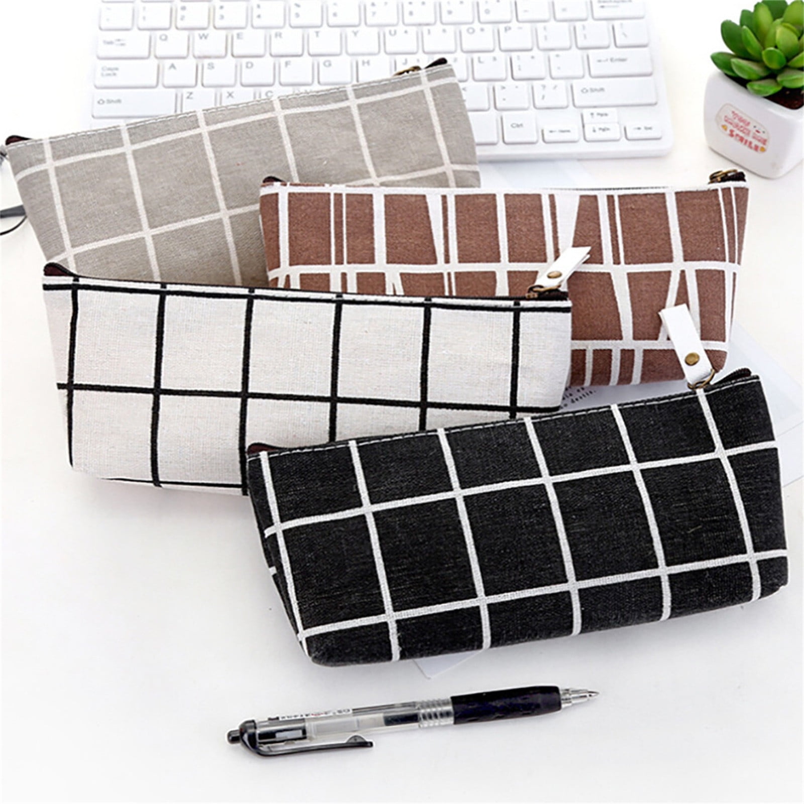 RXIRUCGD Pencil Bag, Pencil Pen Case Cosmetic Makeup Bag Storage Pouch ...