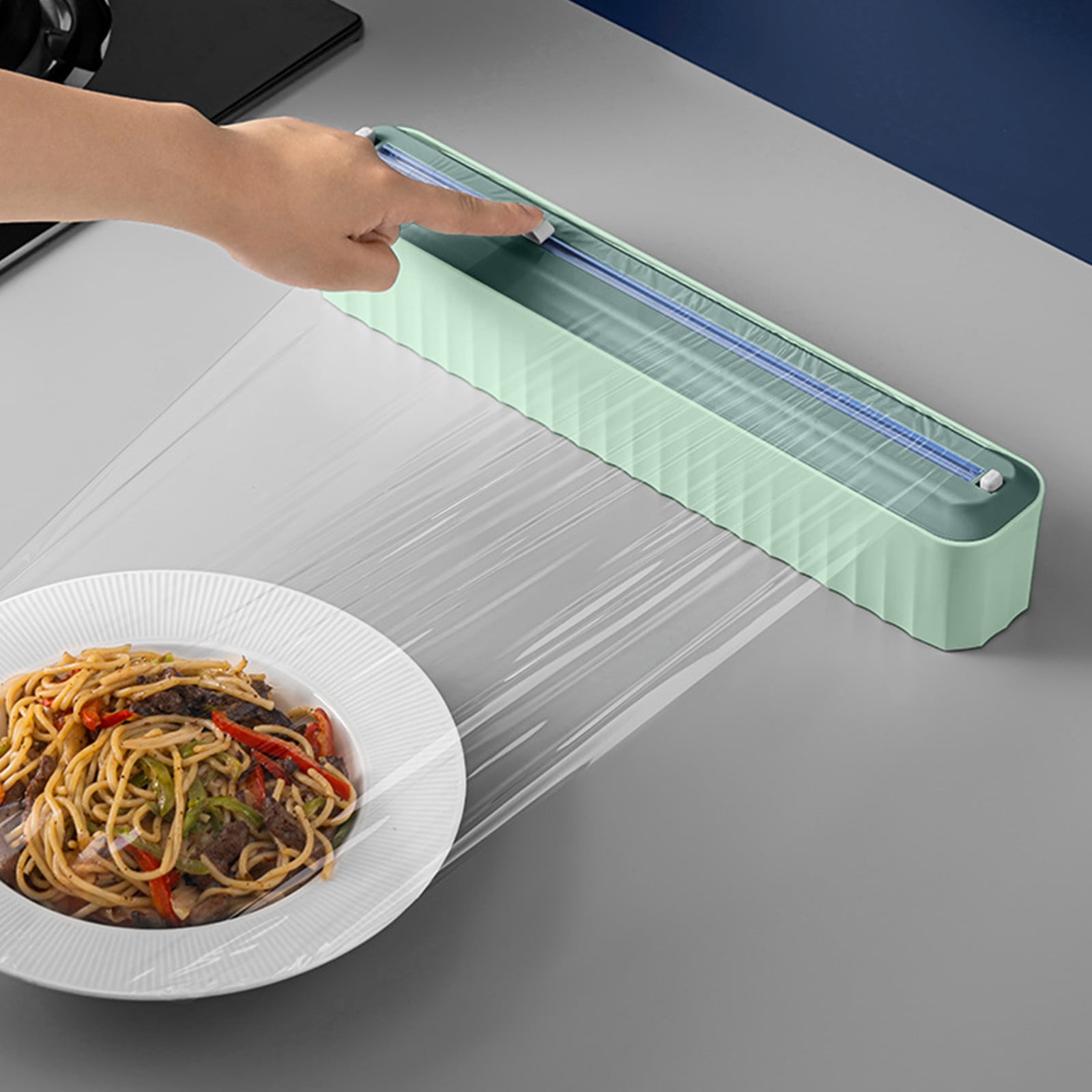 RXIRUCGD Plastic Wrap Cutter, Disposable Cling Film Aluminium Foil ...