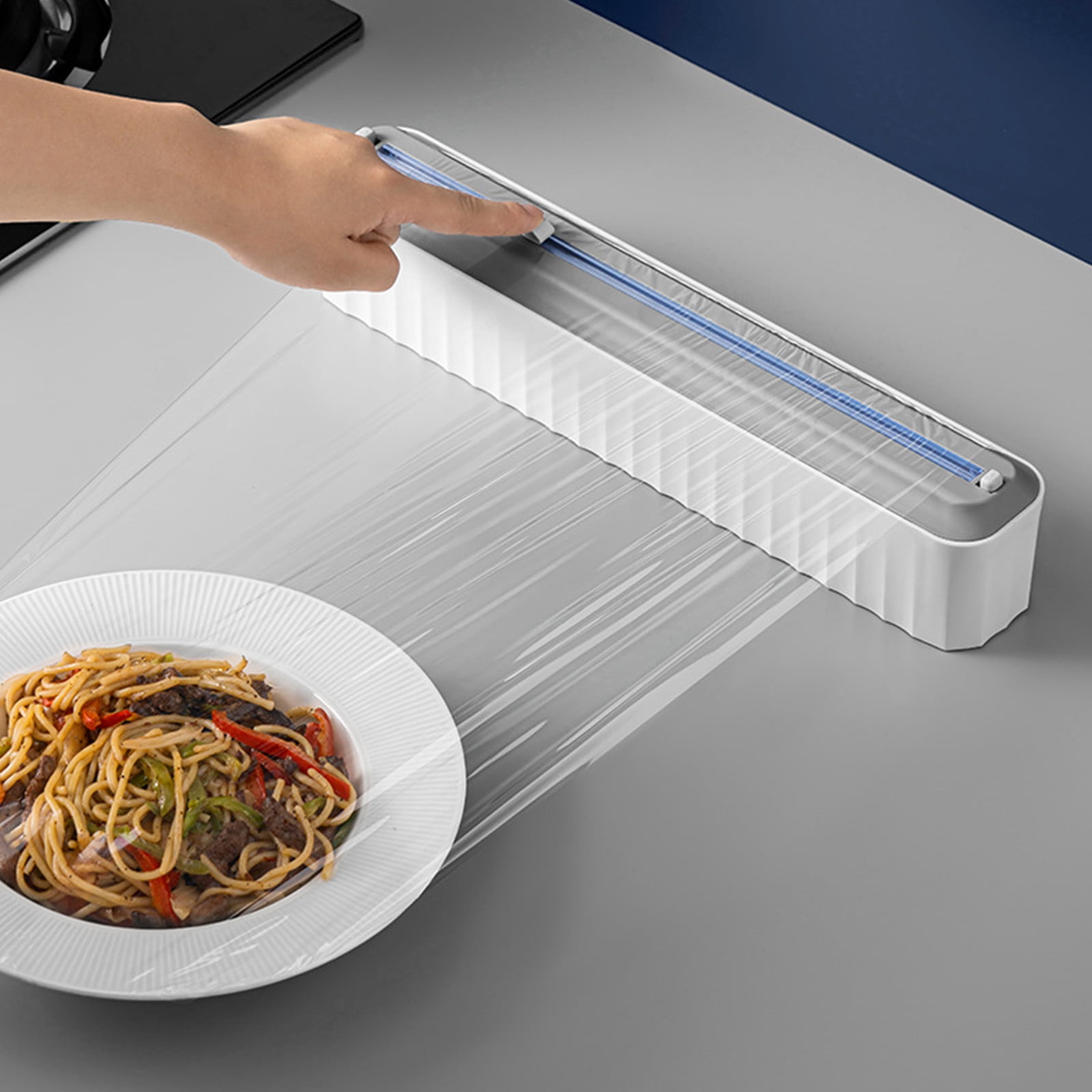 RXIRUCGD Plastic Wrap Cutter, Disposable Cling Film Aluminium Foil ...