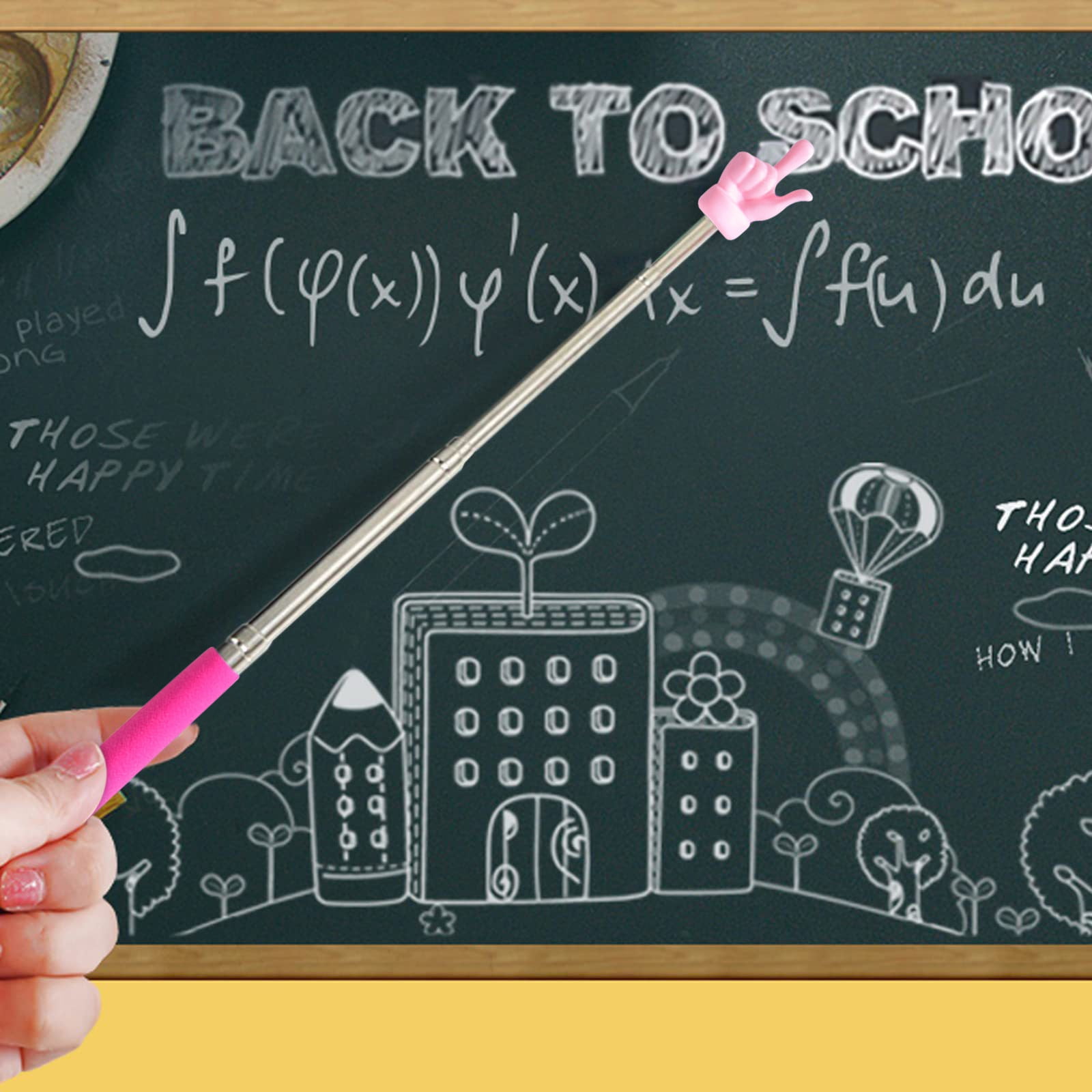 RXIRUCGD Pointer Finger, Telescopic Pointer For Teachers, Mini Handheld ...