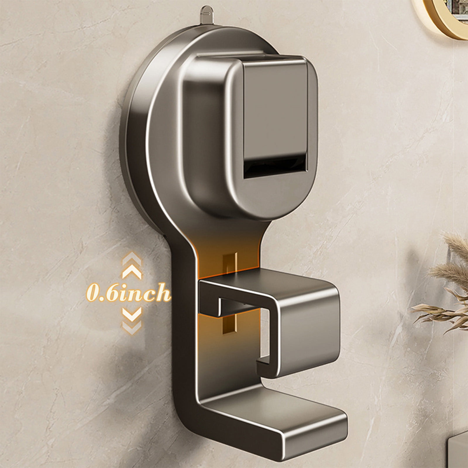 RXIRUCGD Press-Type Suction Cup Hook with Adjustable Height - No Drill ...