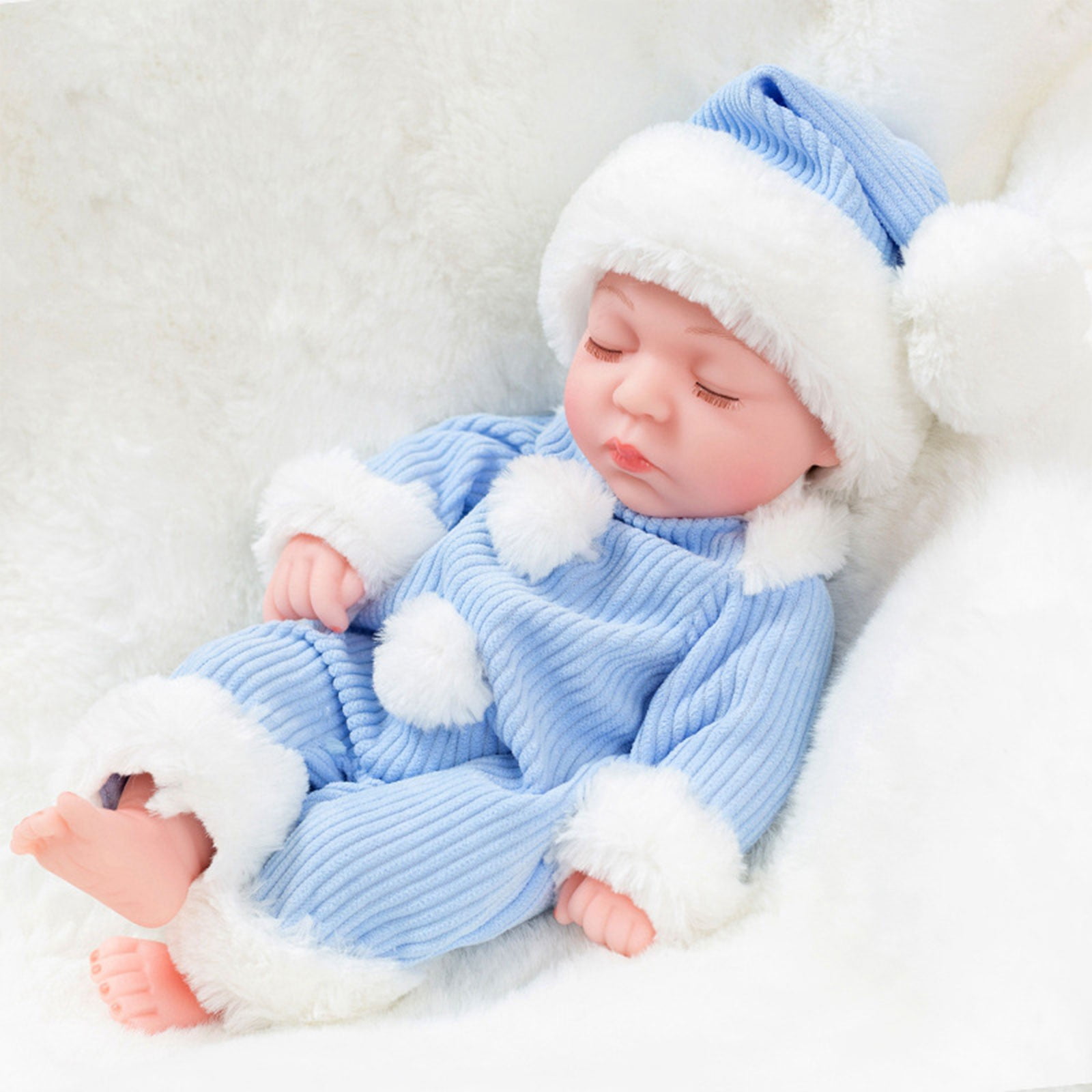 RXIRUCGD Realistic Soft Vinyl Reborn Baby Doll for Children, Safe ...