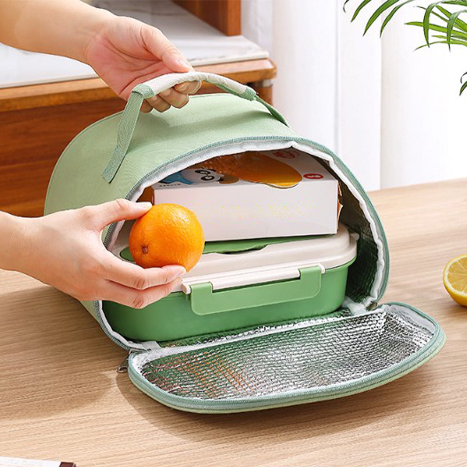 RXIRUCGD Sling Bag, Insulated Lunch Bag For Men Women Super Thermal ...