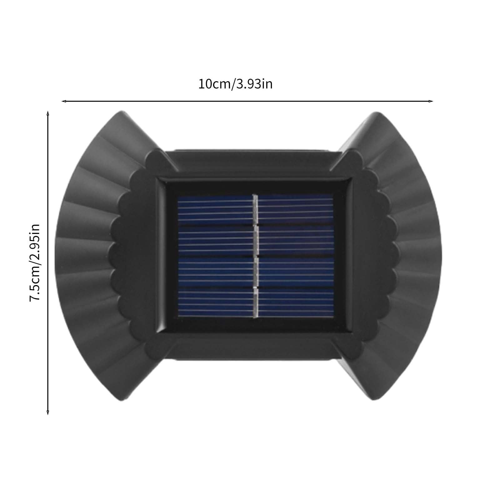 RXIRUCGD Solar Light, Solar Wall Lights Outdoor Solar Up And Down ...
