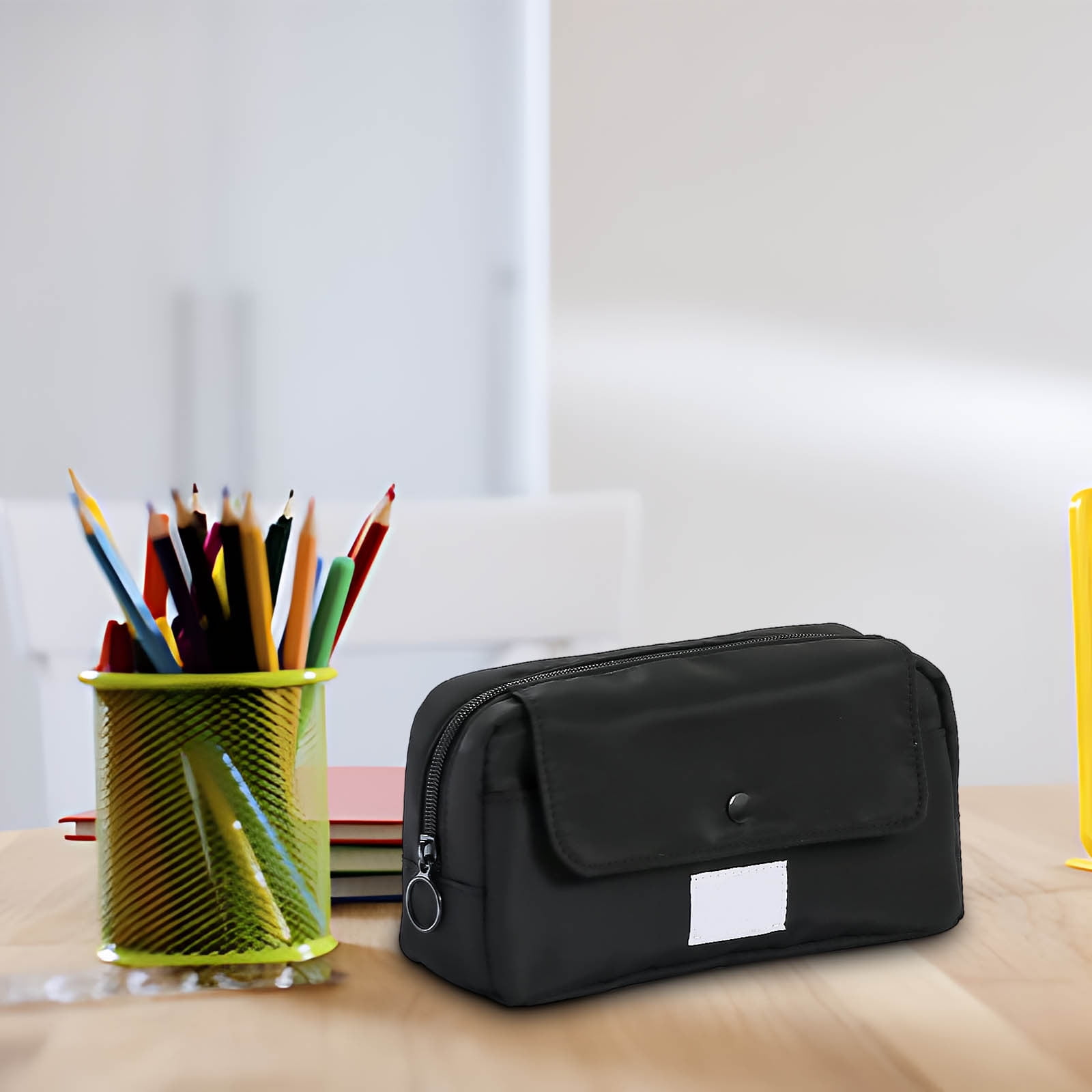 RXIRUCGD Solid Color Pencil Case with Large Capacity, Multi-functional ...