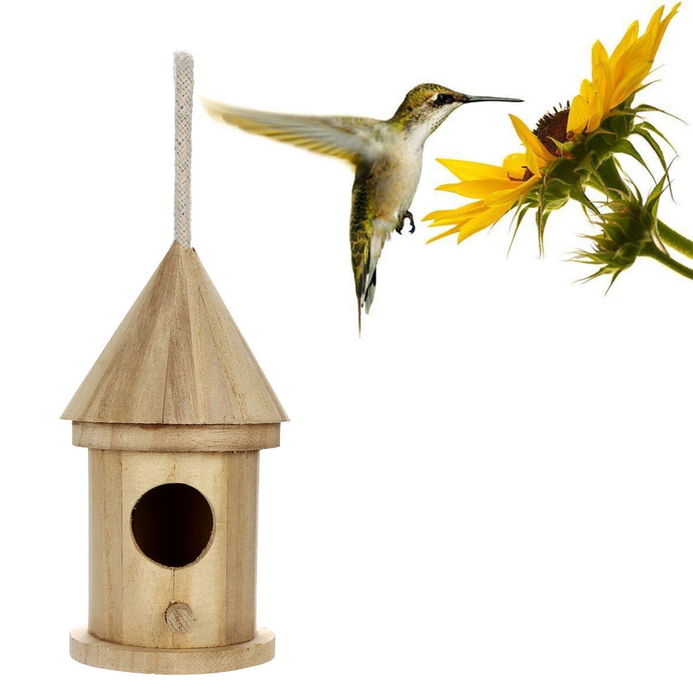 RXIRUCGD Spacious Mounted Wooden Bird Sanctuary - Large Bird Habitat ...