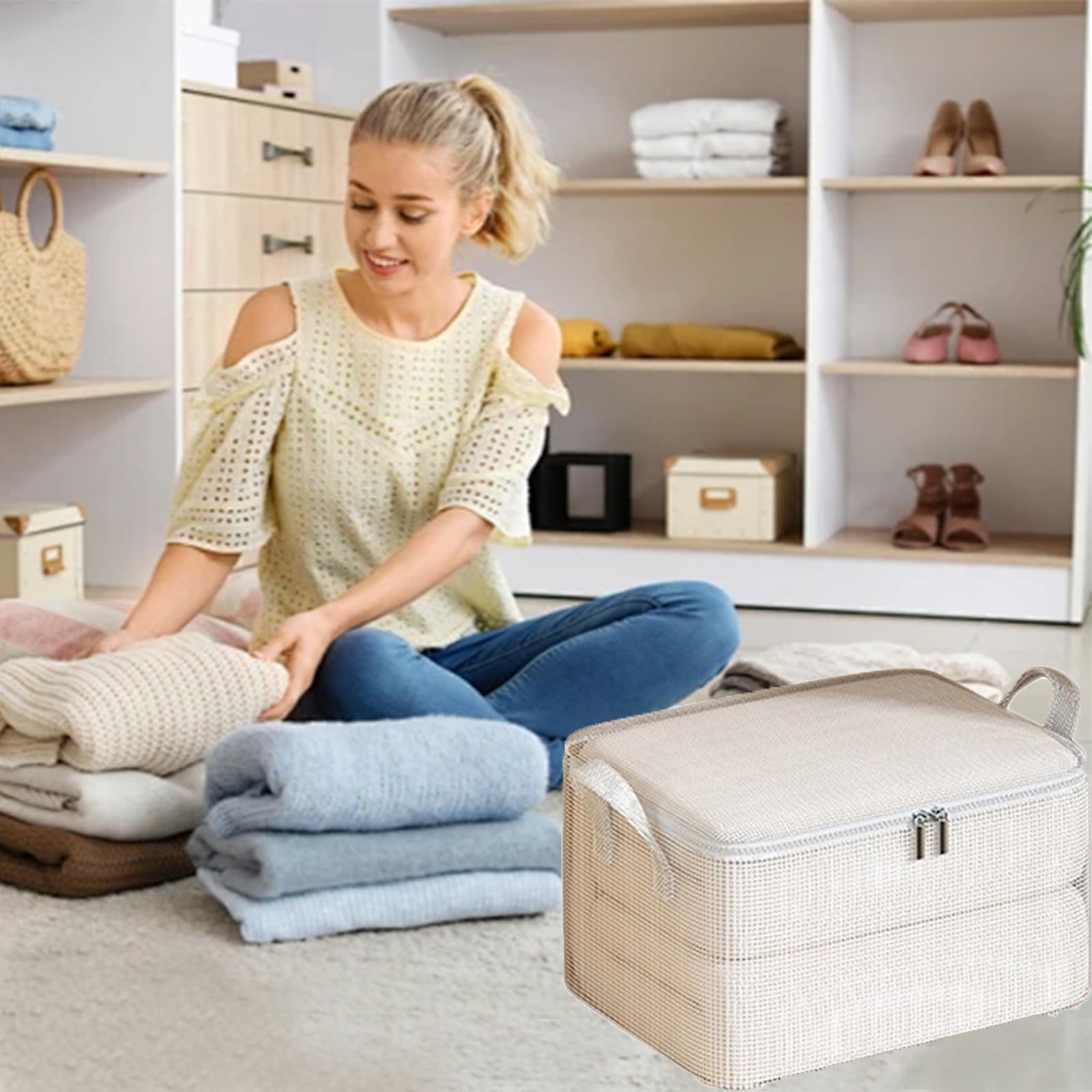 RXIRUCGD Storage Bag, Heavy Duty Storage With Reinforced Handles ...