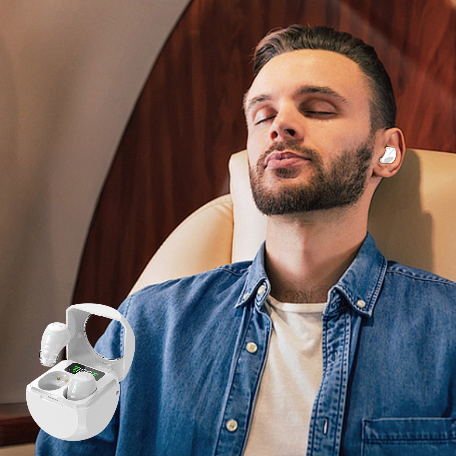 RXIRUCGD True Wireless Mini In Ear Surround Sound Active Noise ...