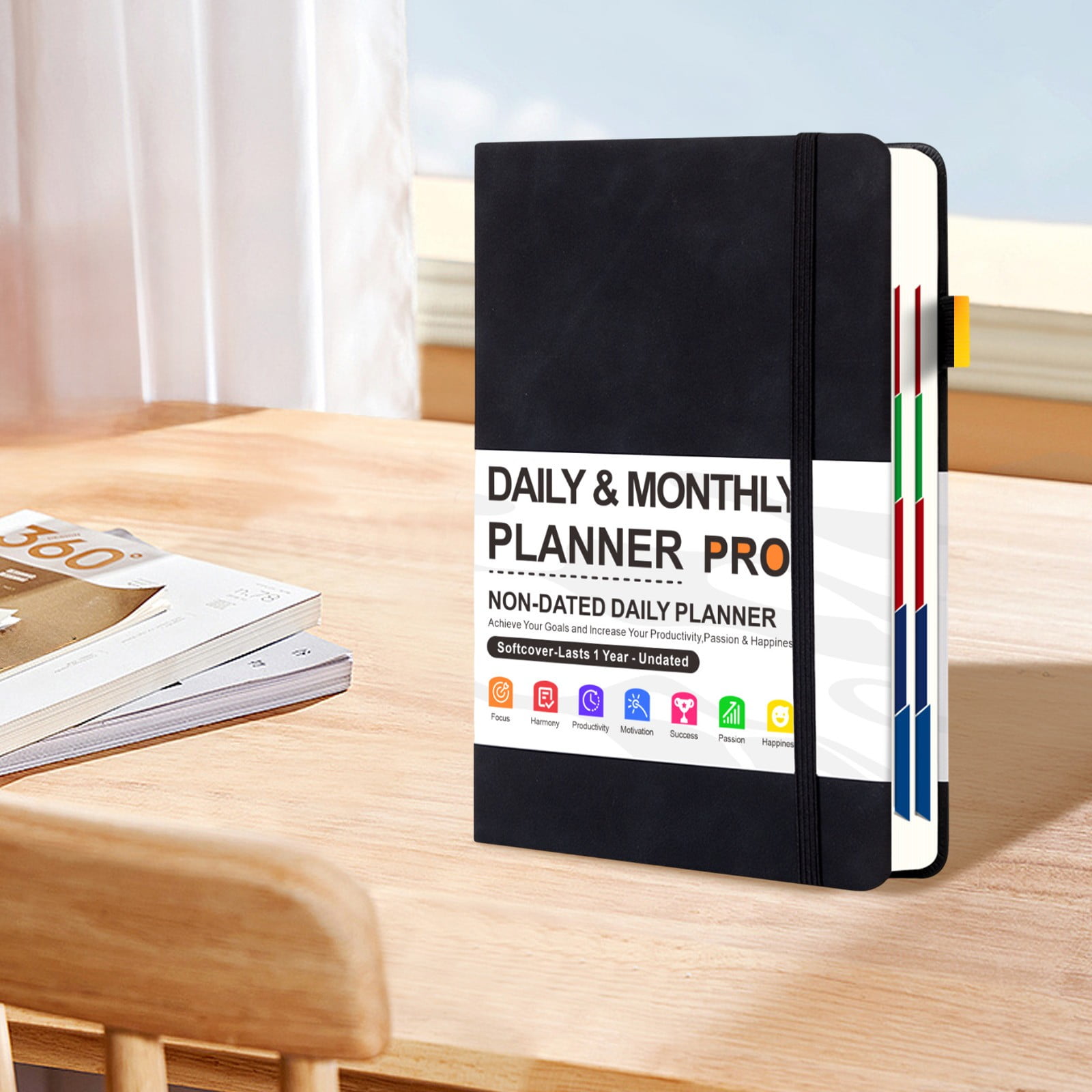 RXIRUCGD Undated Monthly Planning Notebook with Budget Tracking Section ...