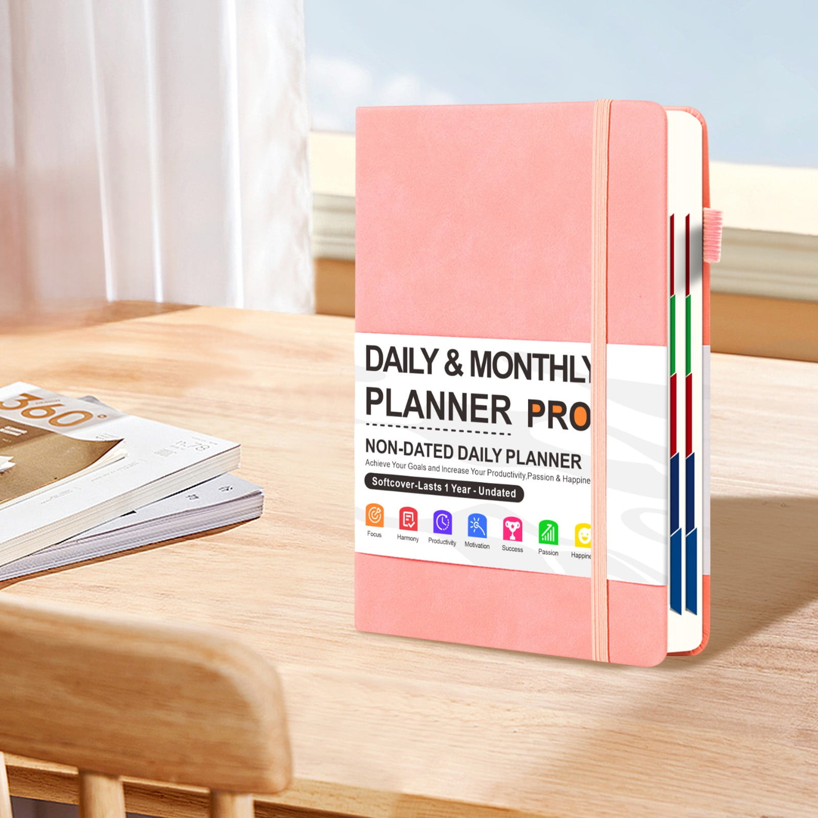 RXIRUCGD Undated Monthly Planning Notebook with Budget Tracking Section ...