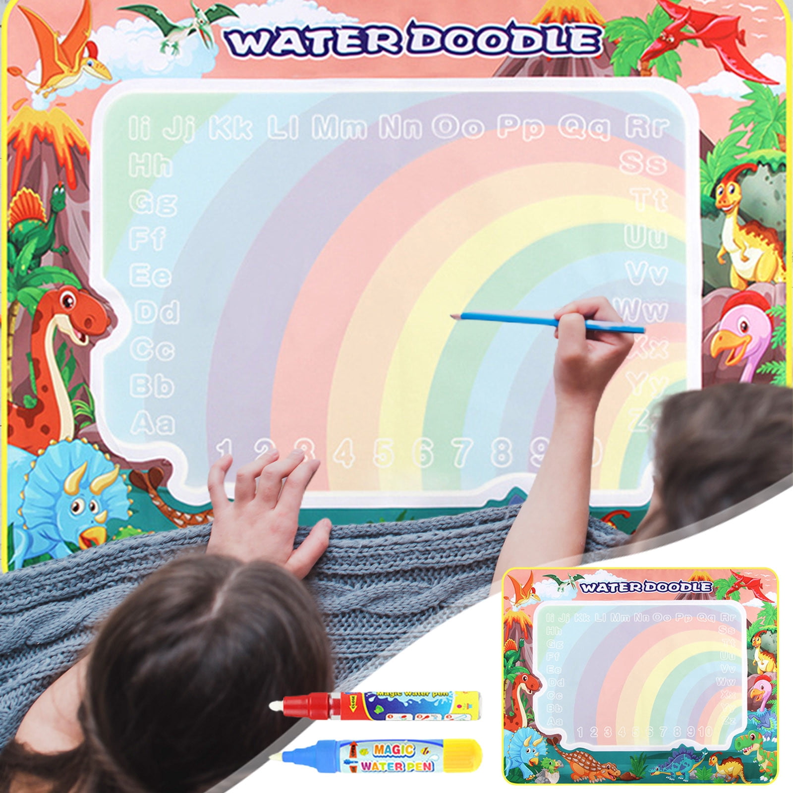 RXIRUCGD Water Canvas Water Painting Water Graffiti Mat Watercolor ...