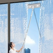 Window Squeegee Cleaner Brush Telescopic Shower Glass Car Sponge Wipe ...