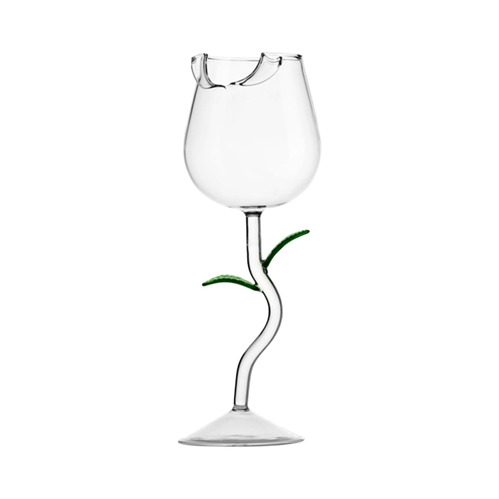 Rxirucgd Wine Glasses 150ml Rose Red Wine Cup High End Luxury Glass Wine Cup Tall Cup