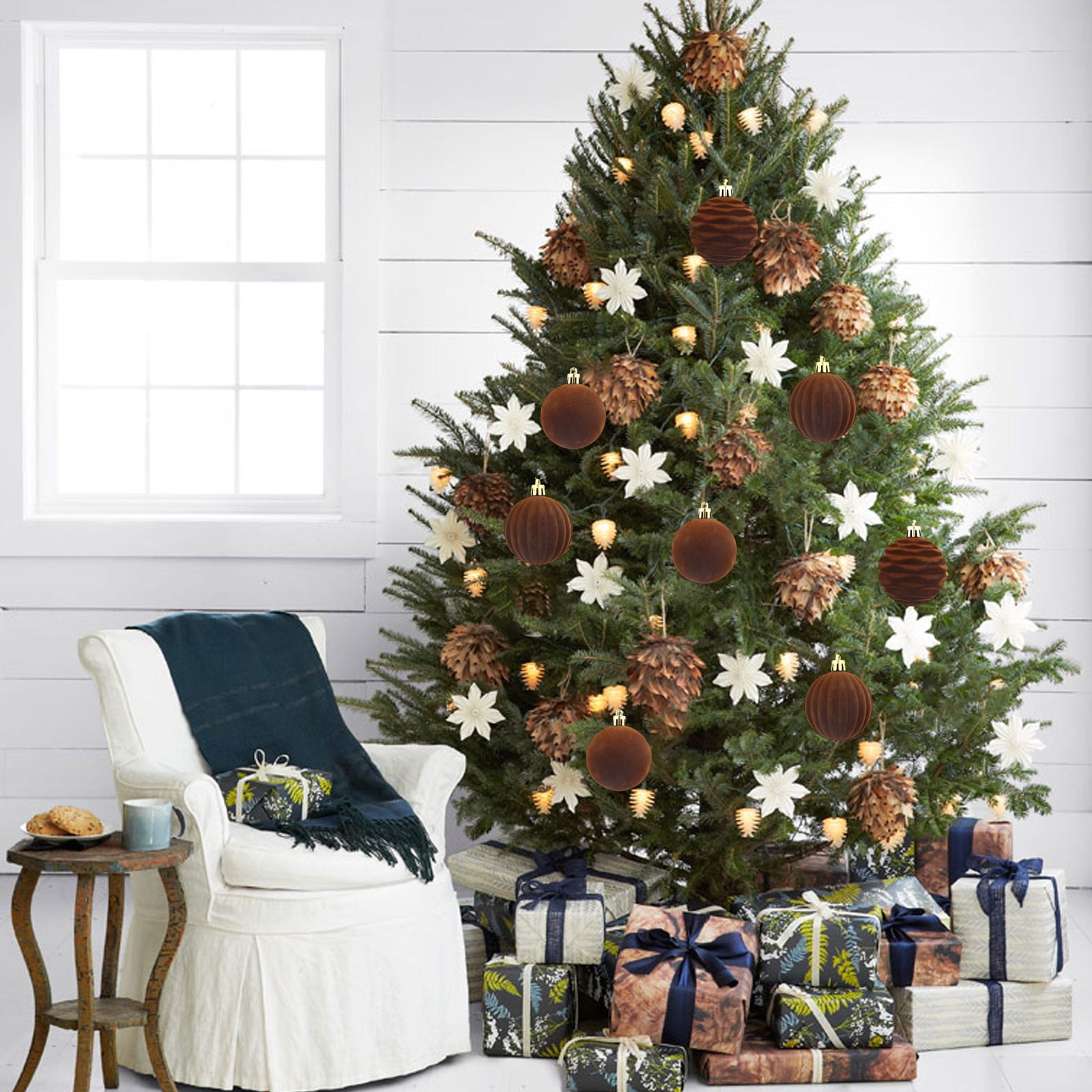 RXMEKW Christmas Tree Decorations Christmas Decorations 12-Piece Set of ...