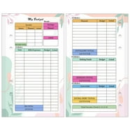 2PCS Monthly Bill Payment Checklist Bill Notebook The 4 Year For ...