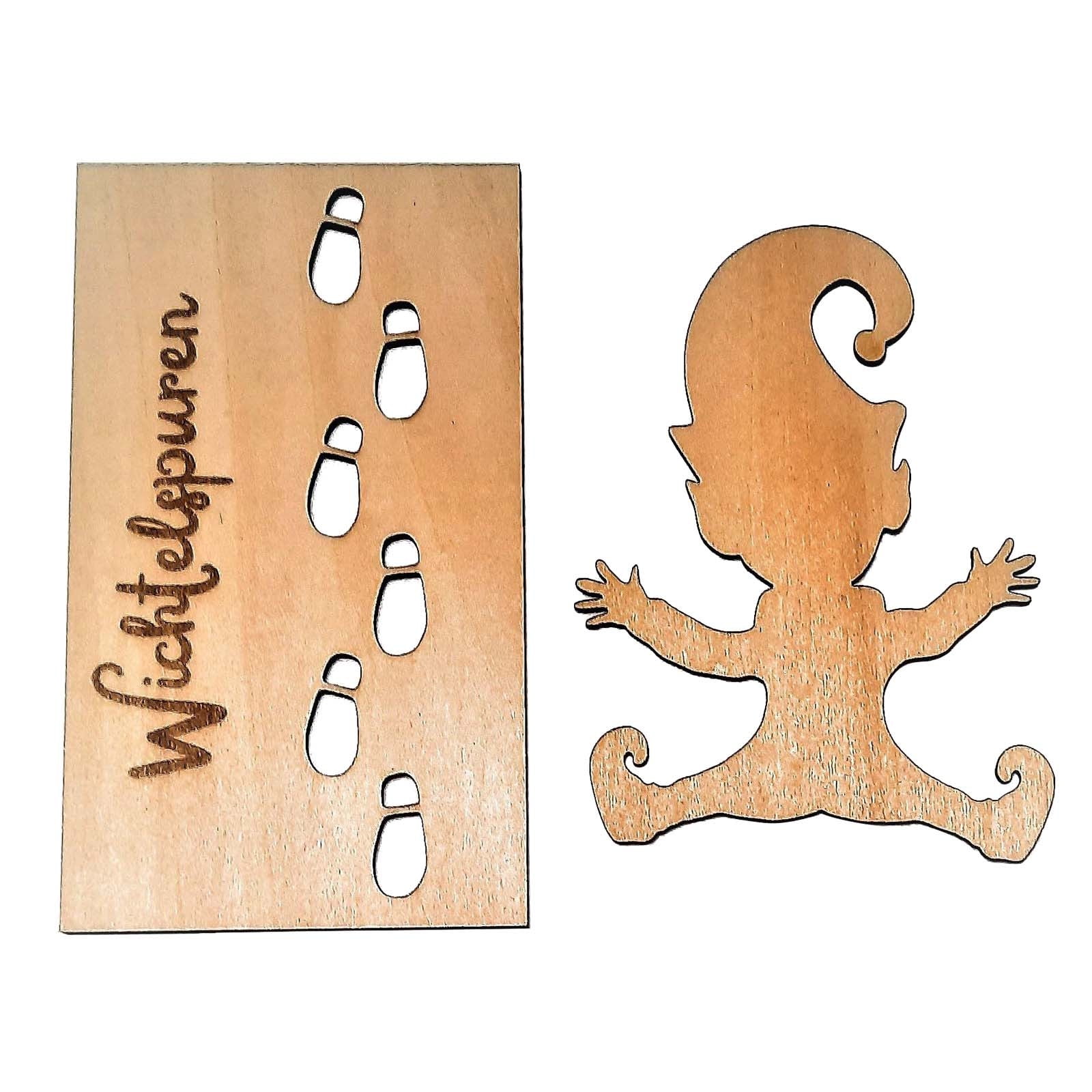 RXMEKW Dwarf Template Wooden Handicraft Wooden Shaped Home Pendant ...