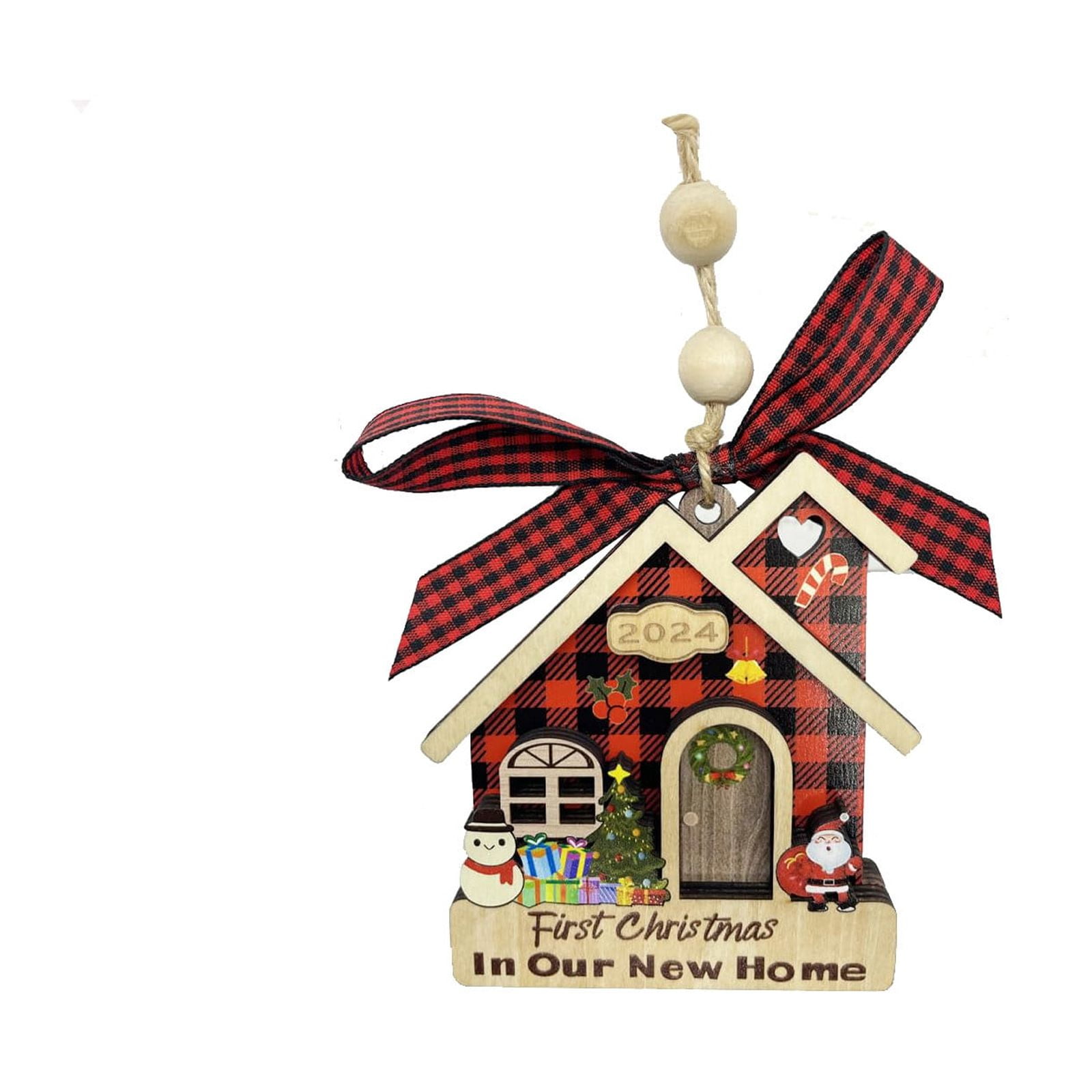 RXMEKW Gifts for the Inauguration of the House Ornament Wooden 2024 ...