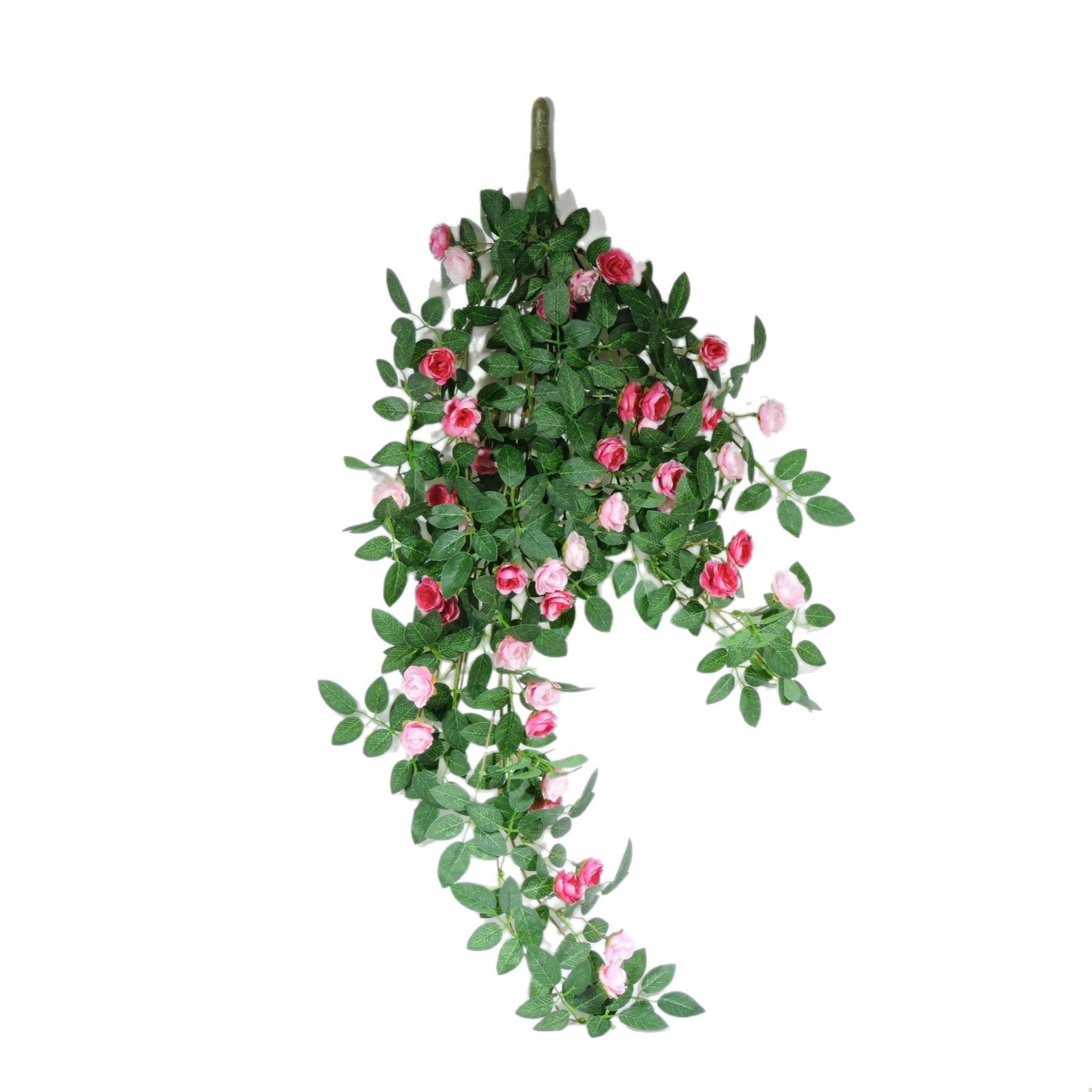 RXMEKW Green Vines Decorations,Faux Botanical Wall Art with Roses and ...